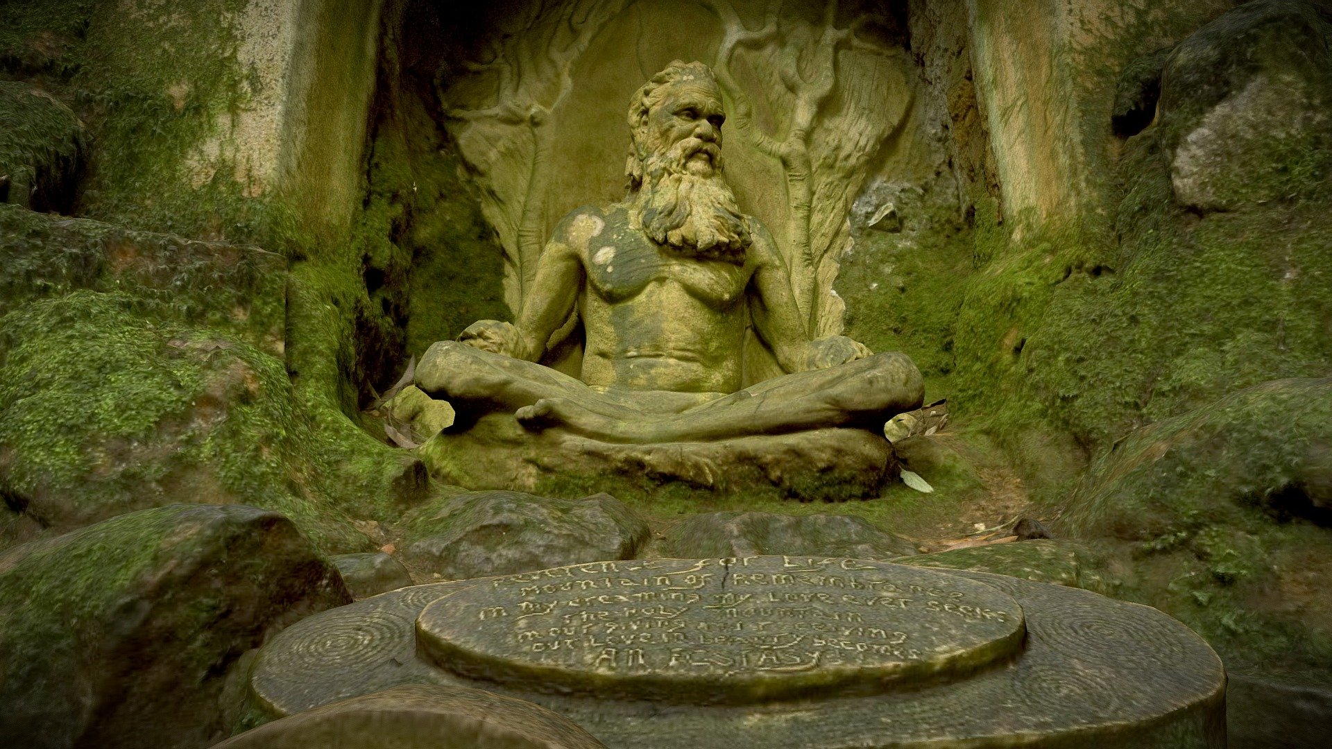 The Grotto detail (LO) - 3D model by UoM Digitisation Centre ...