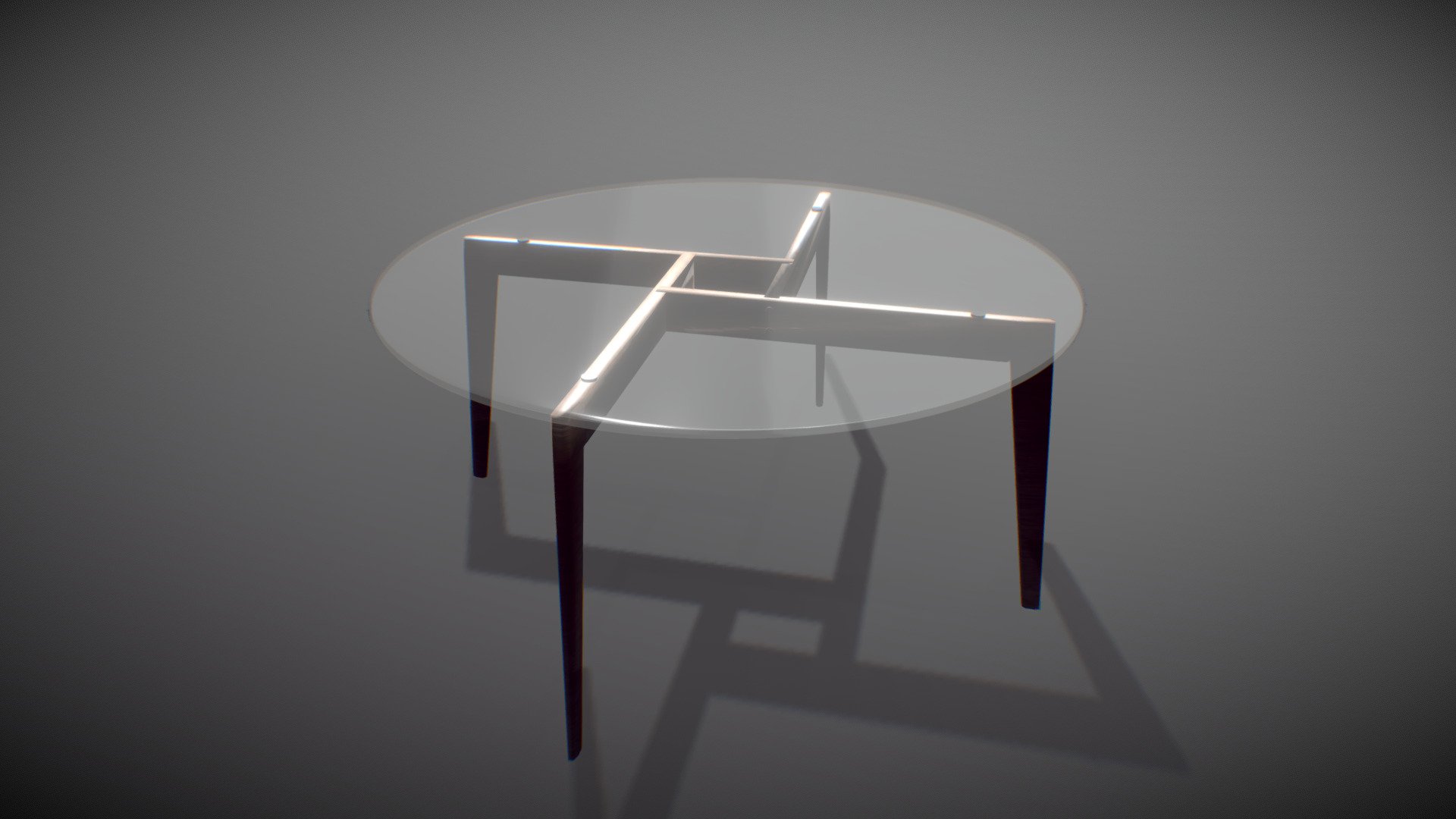 Round glass table - Download Free 3D model by Simple_man ...