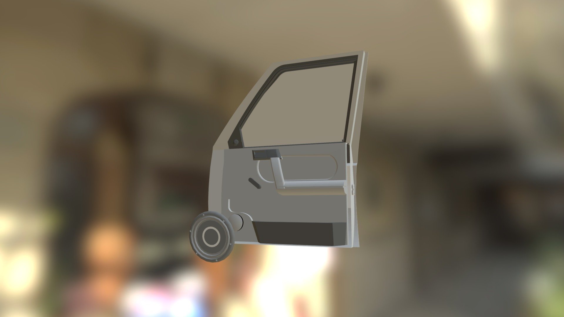 Satellite Car Audio Speaker - 3D model by EK Wingate (@wprodigy ...