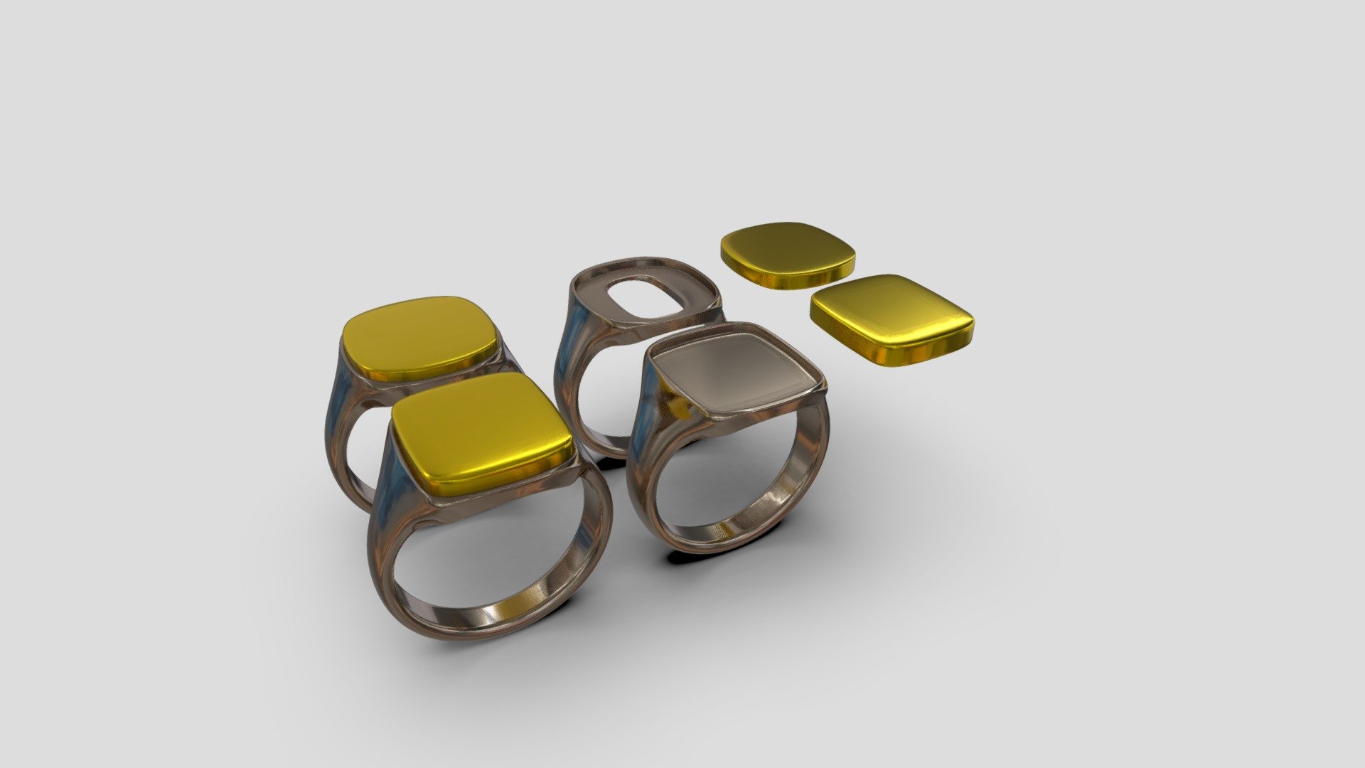 Signet Ring - 3D model by stella.apparatus [a42b135] - Sketchfab