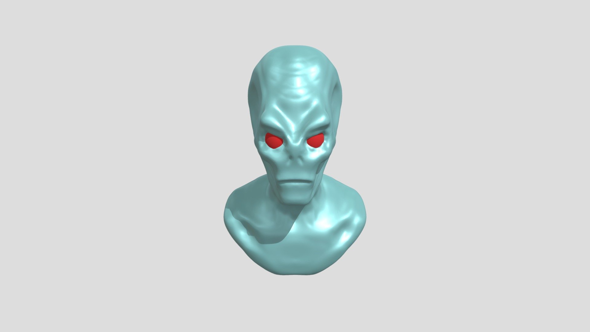 ZBrush Alien Bust - 3D model by nick.parker97 [a42b549] - Sketchfab