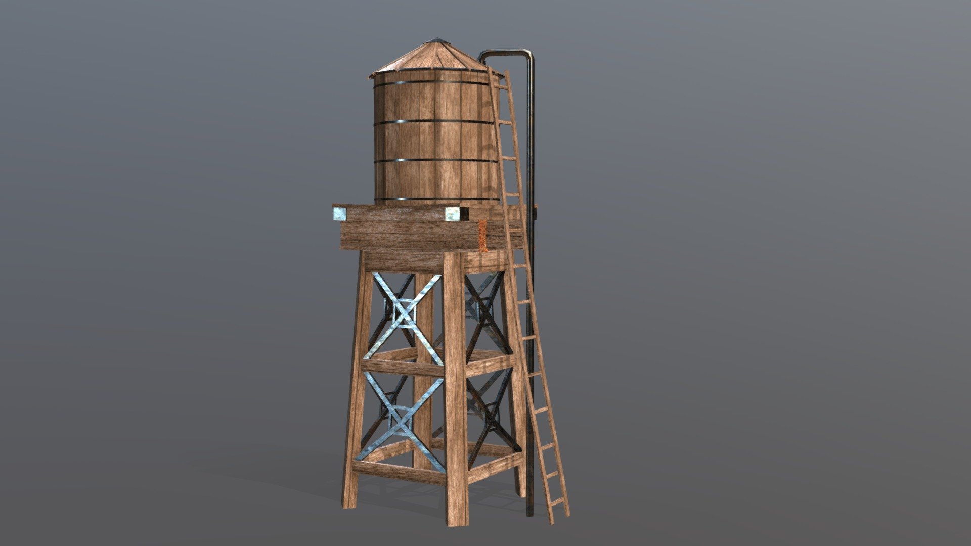 water tank - 3D model by improvekz [a42c655] - Sketchfab