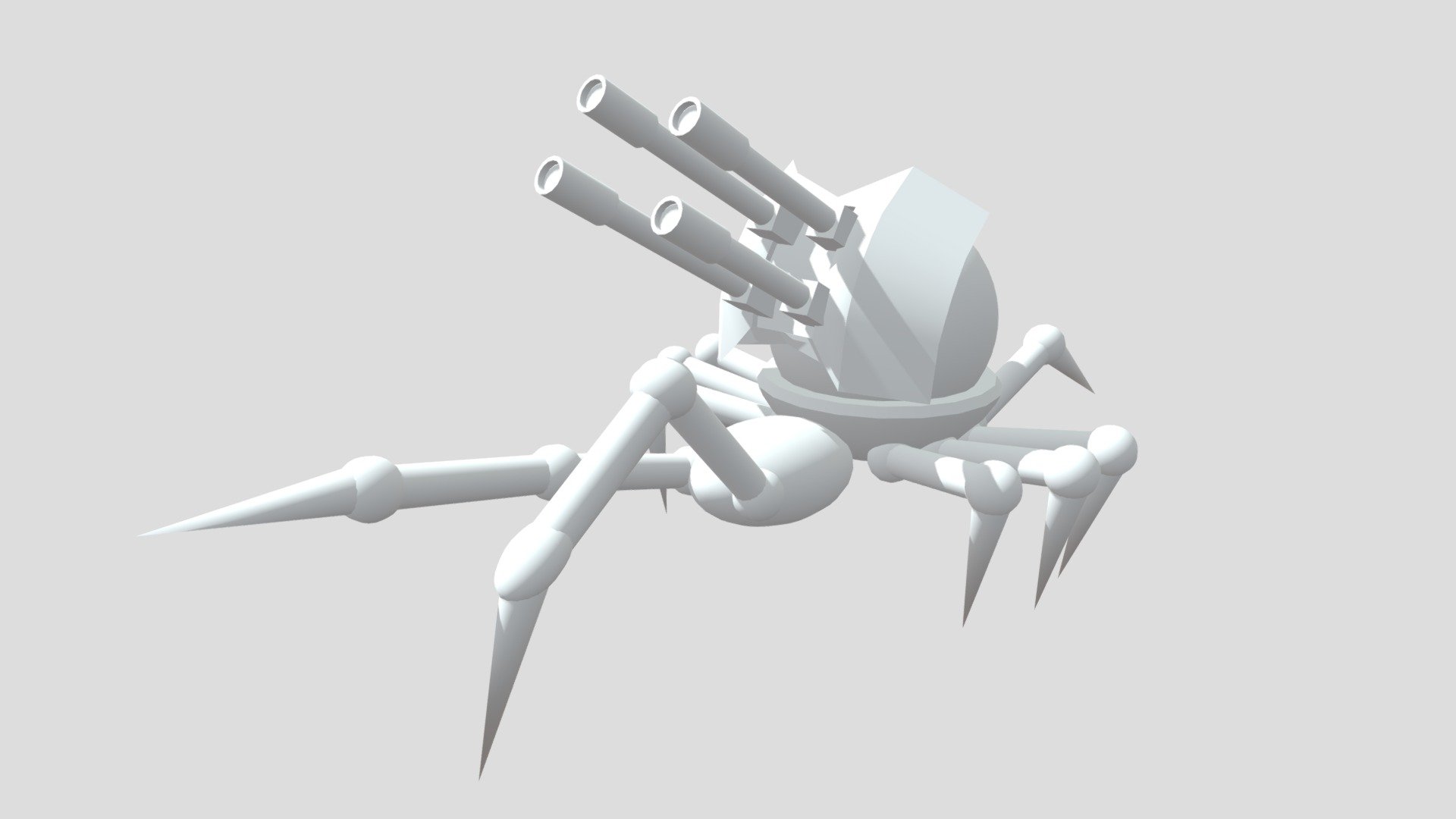 FlakSpider - 3D model by Jackathoth [a42d11f] - Sketchfab