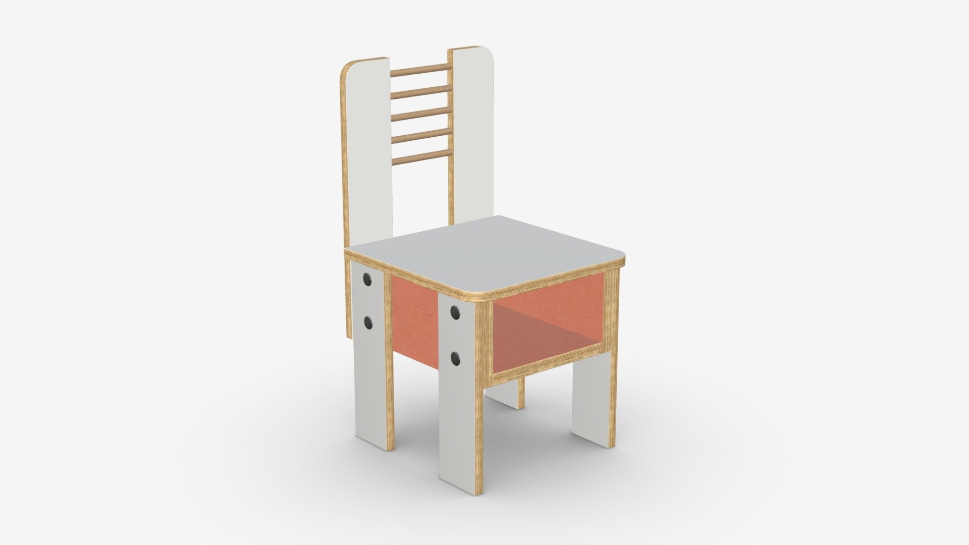 Children chair - Buy Royalty Free 3D model by HQ3DMOD (@AivisAstics ...