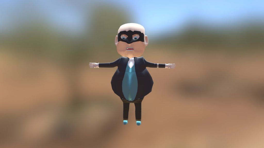 Mob Boss Tony - 3D model by portwindyroad [a4310c5] - Sketchfab