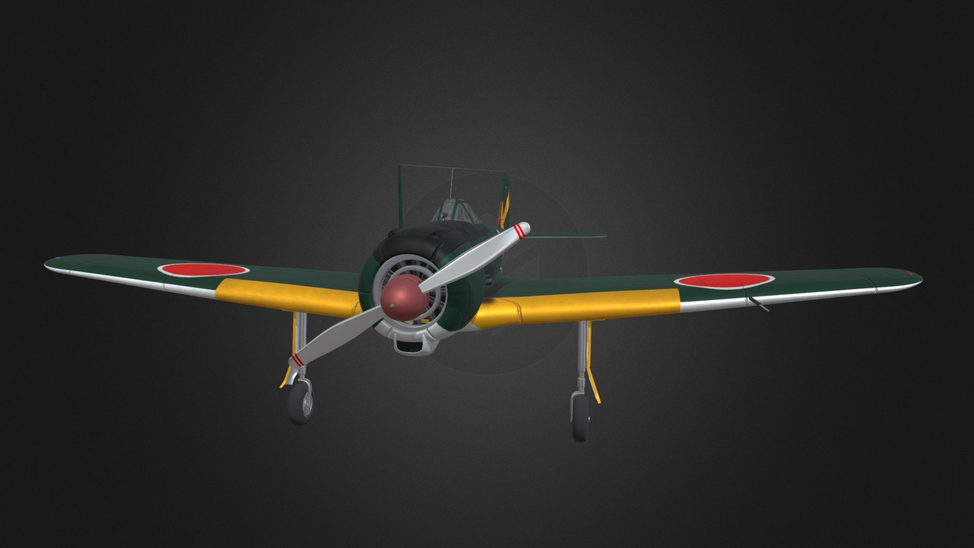 Nakajima Ki-43-I "Hayabusa" - 3D model by TonyAnima Projects ...