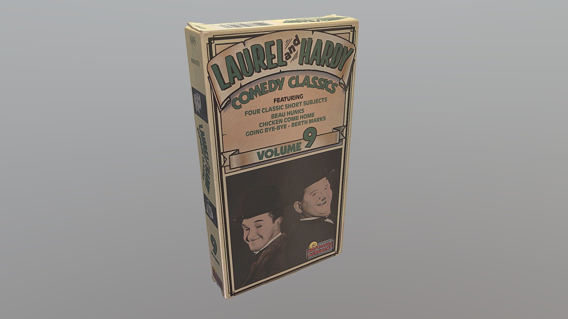 VHS Box: Laurel & Hardy Comedy Classics Vol 9 - Download Free 3D model ...