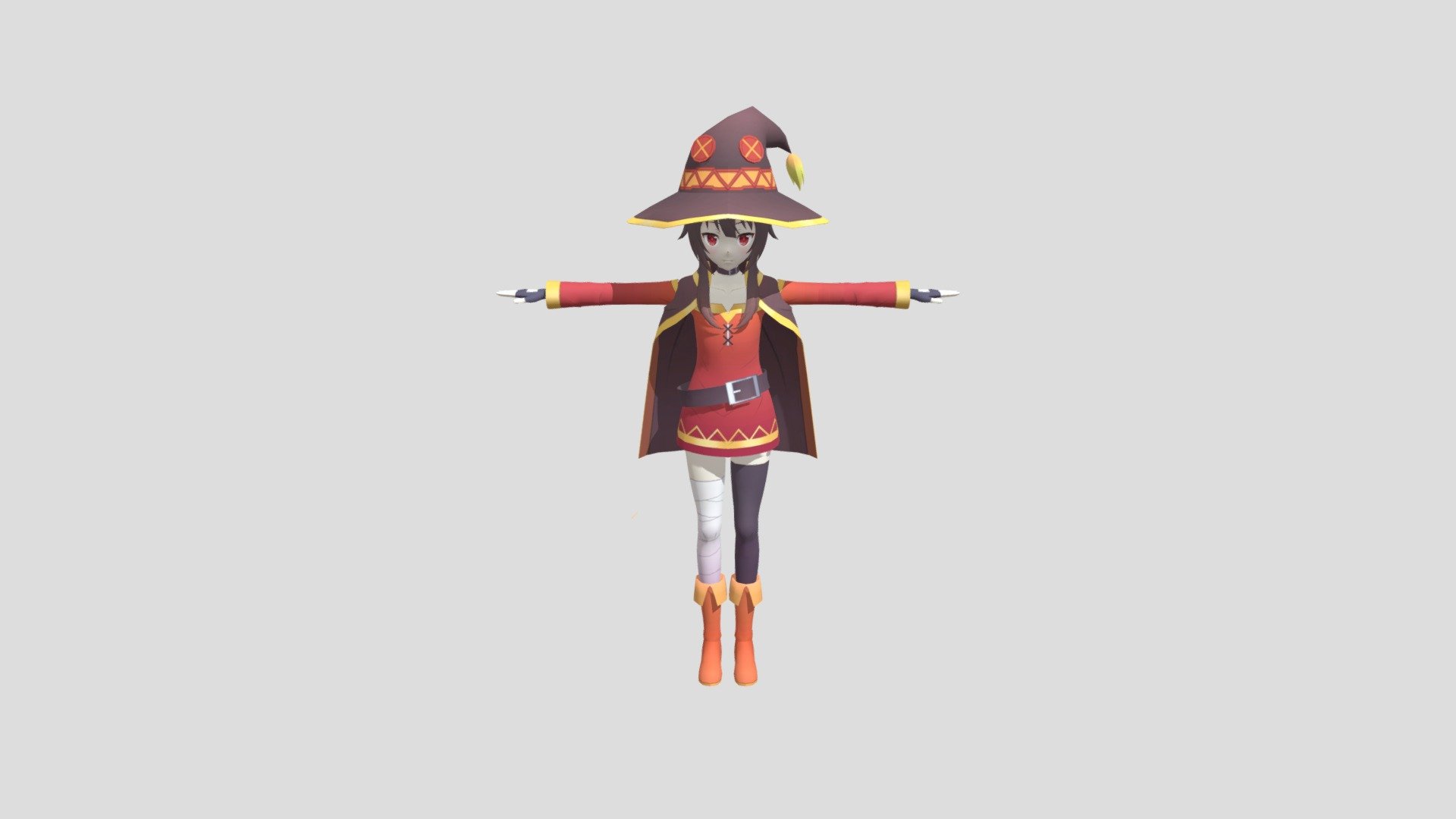 Megumin Konosuba - 3D model by Darkmythic [a433480] - Sketchfab