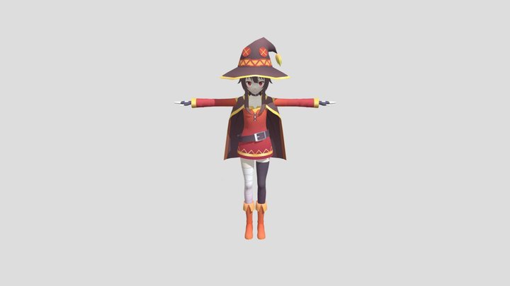 Megumin 3D models - Sketchfab