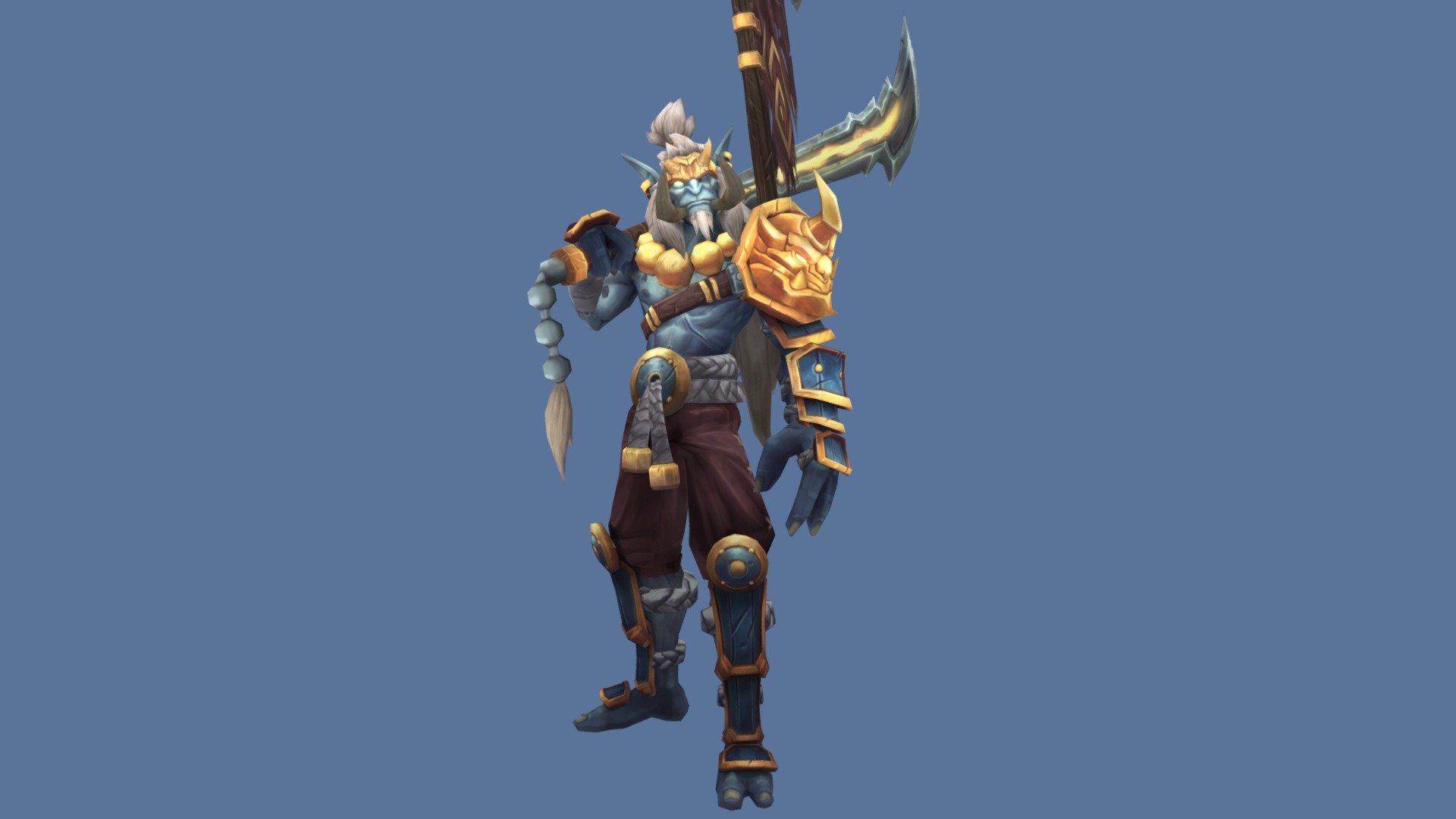Kaz'Ruji | Zandalari Blademaster - 3D model by Jeirome Mercado ...