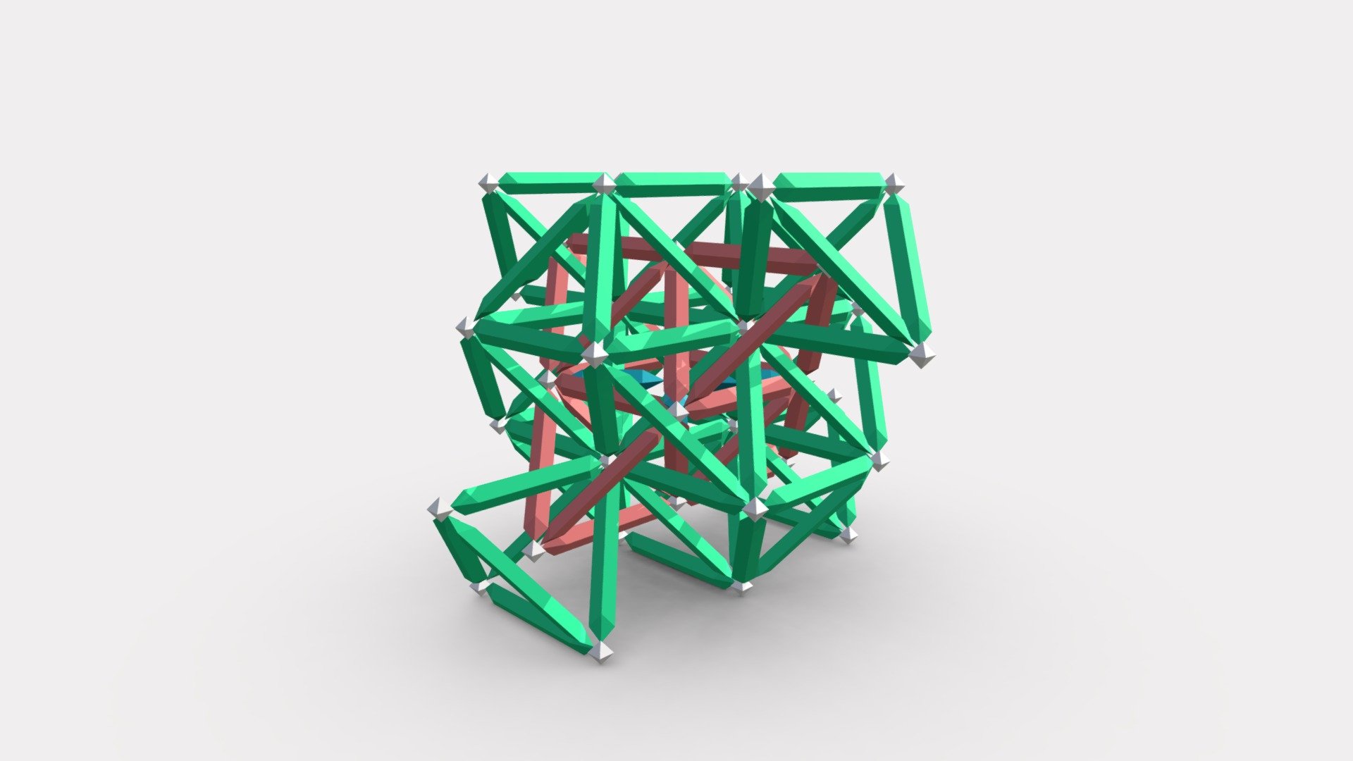 Double Oct- Tet - 3D model by jjkostick [a43506c] - Sketchfab