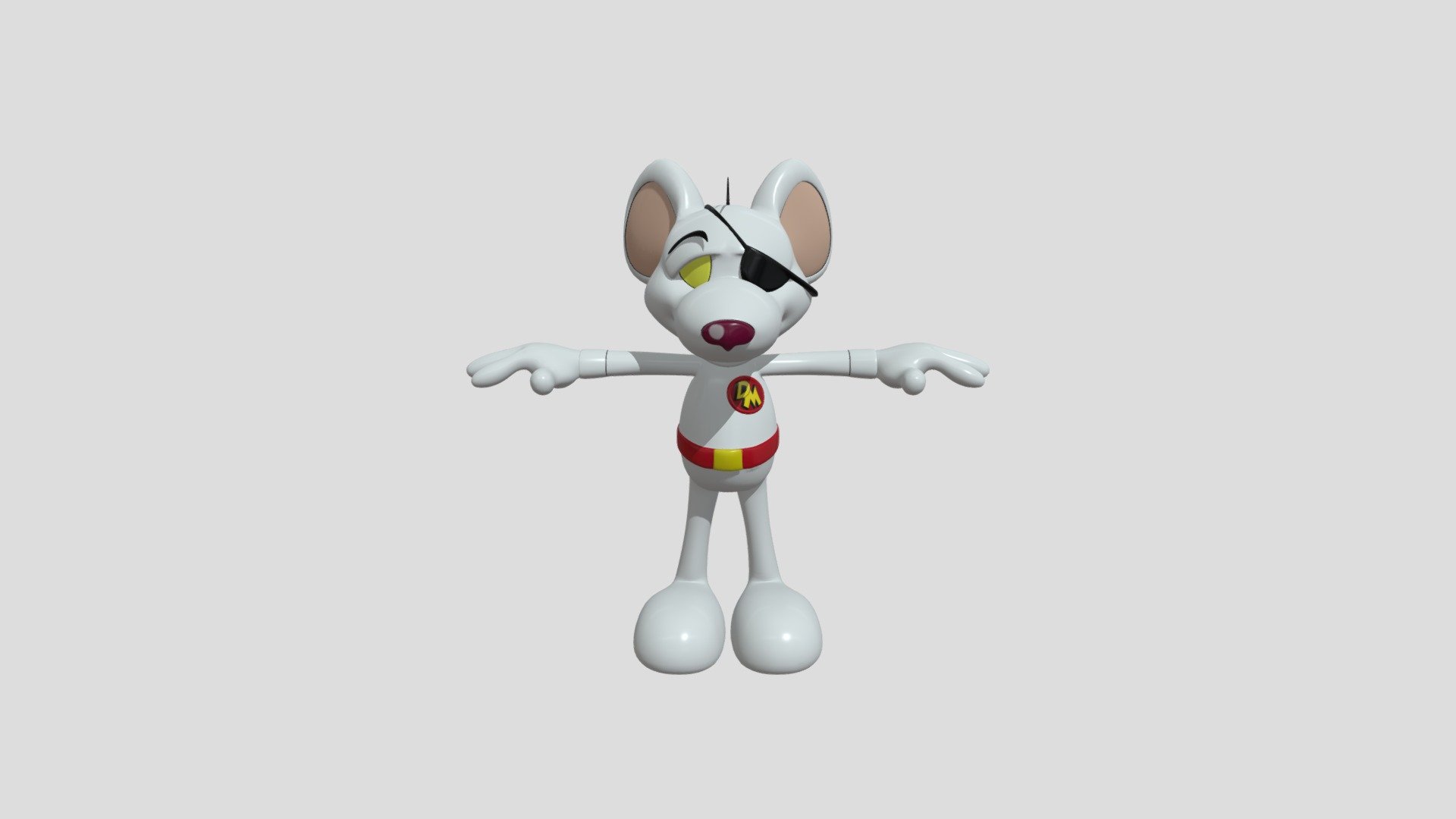 Danger Mouse - 3D model by mustafatylan68 [a435887] - Sketchfab