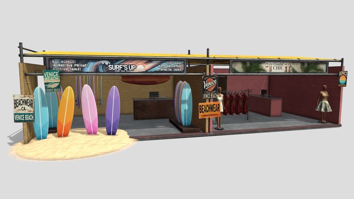 Surf 3D models - Sketchfab