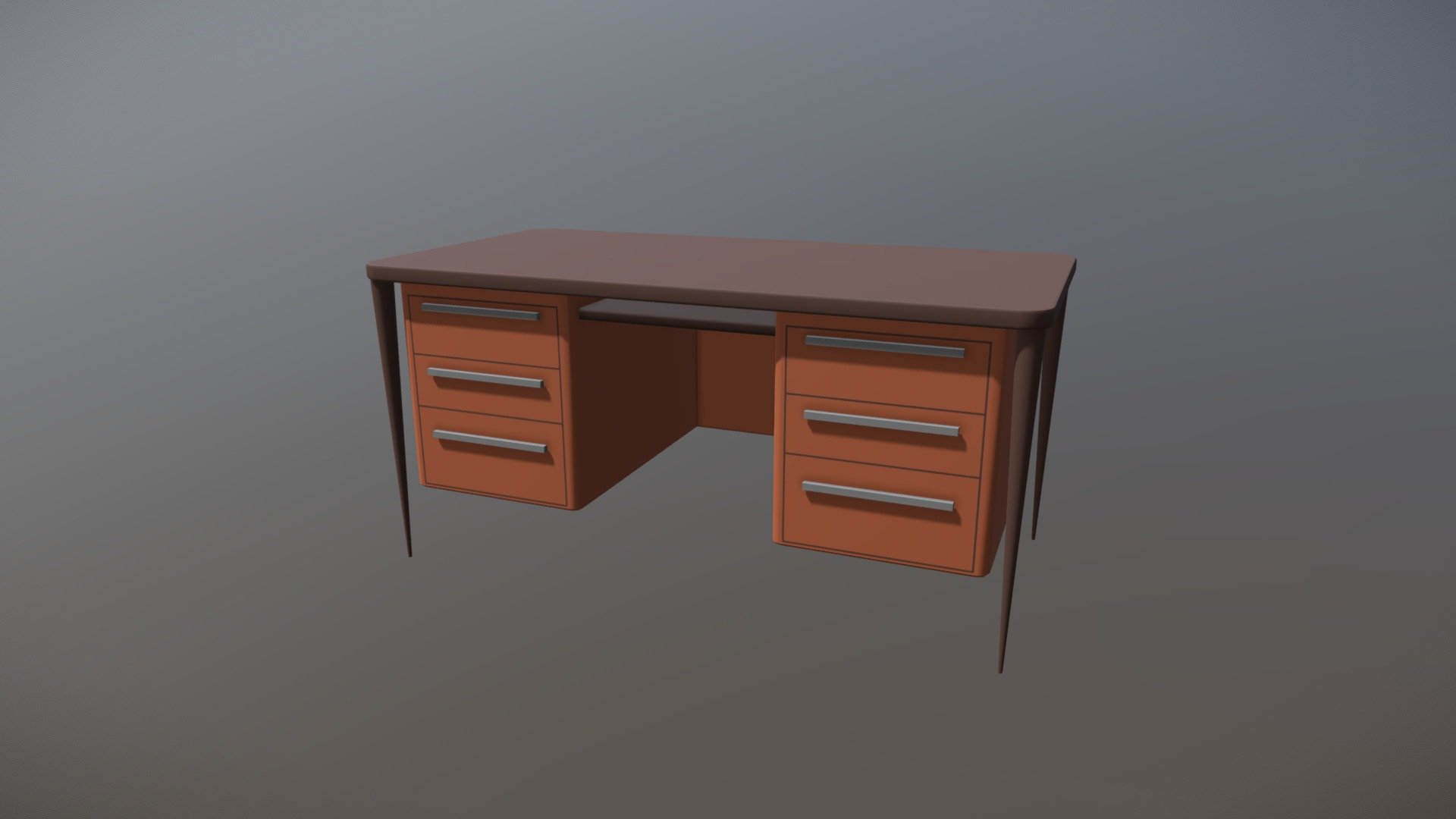 Desk - 3D model by Kayla_Roeten (@Kayla_) [a436bf9] - Sketchfab