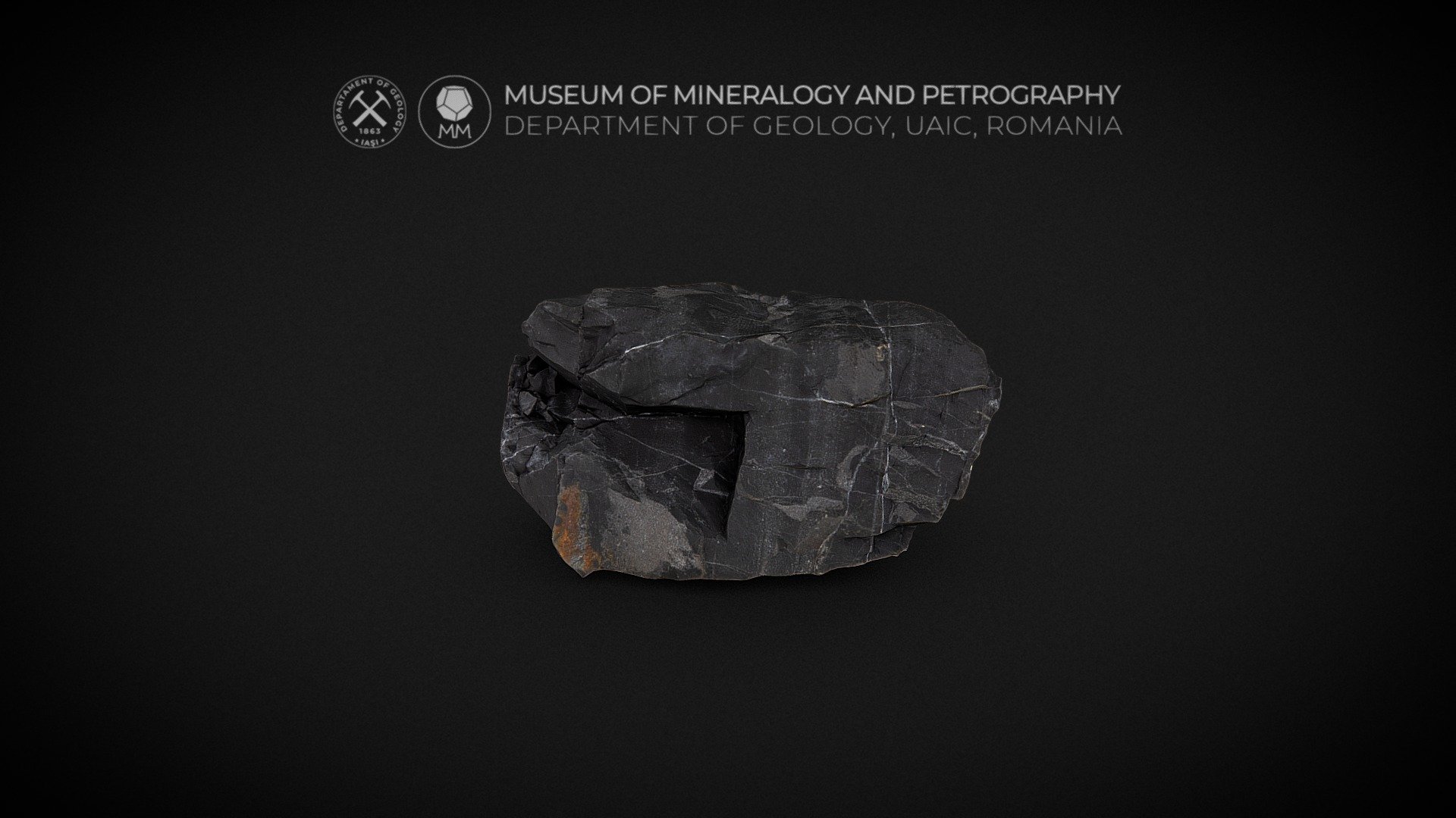 Black Quartzite (metamorphic rock) - 3D model by Museum of Mineralogy ...