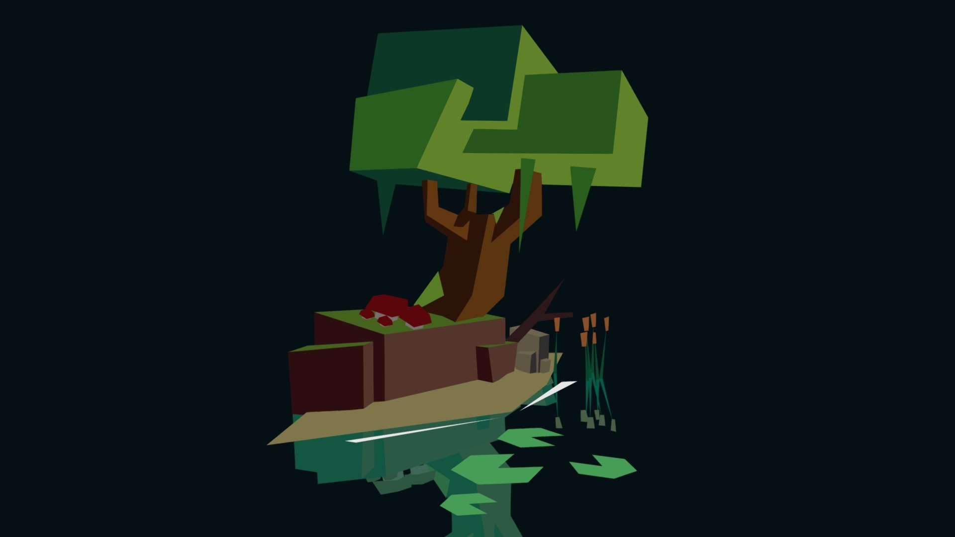Hytale swamp diorama - 3D model by Powerbyte7 [a438cc8] - Sketchfab