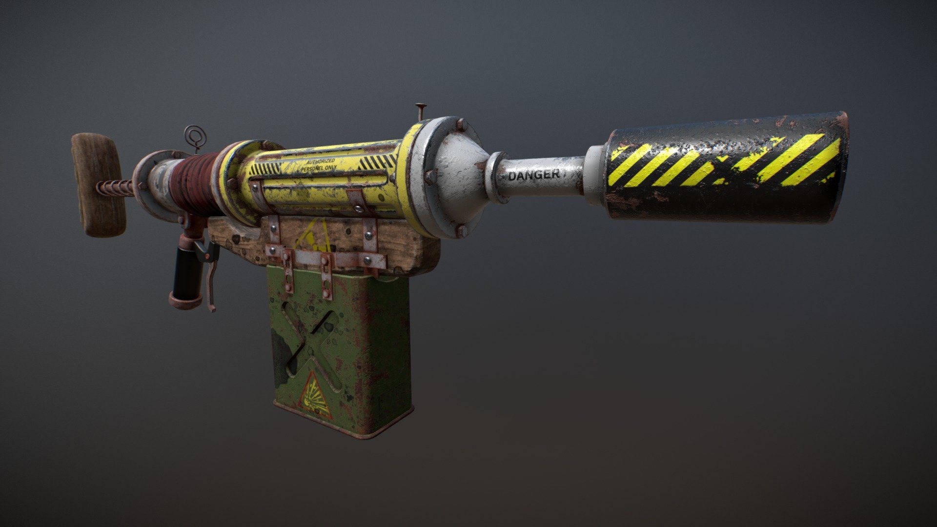 Scrapgun - 3D model by Novem [a4391af] - Sketchfab