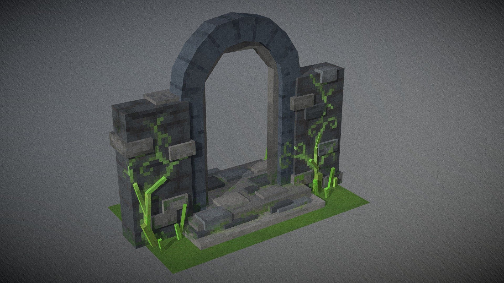 Stone Gateway - Download Free 3D model by Suntivar (@Sunnilen) [a43c06d ...