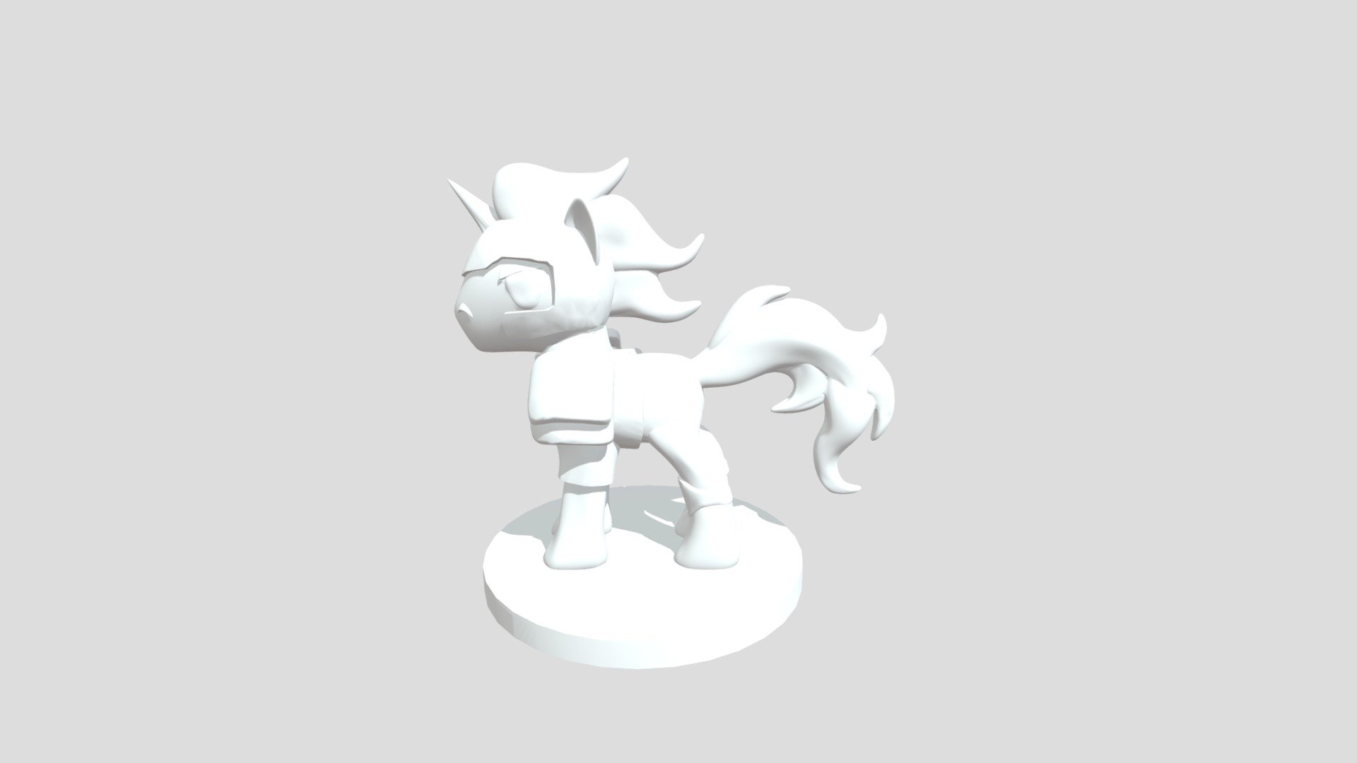 Armored Pony - 3D model by Giantdwarf1234 (@xxbowlerhatguyxx) [a43c50b ...