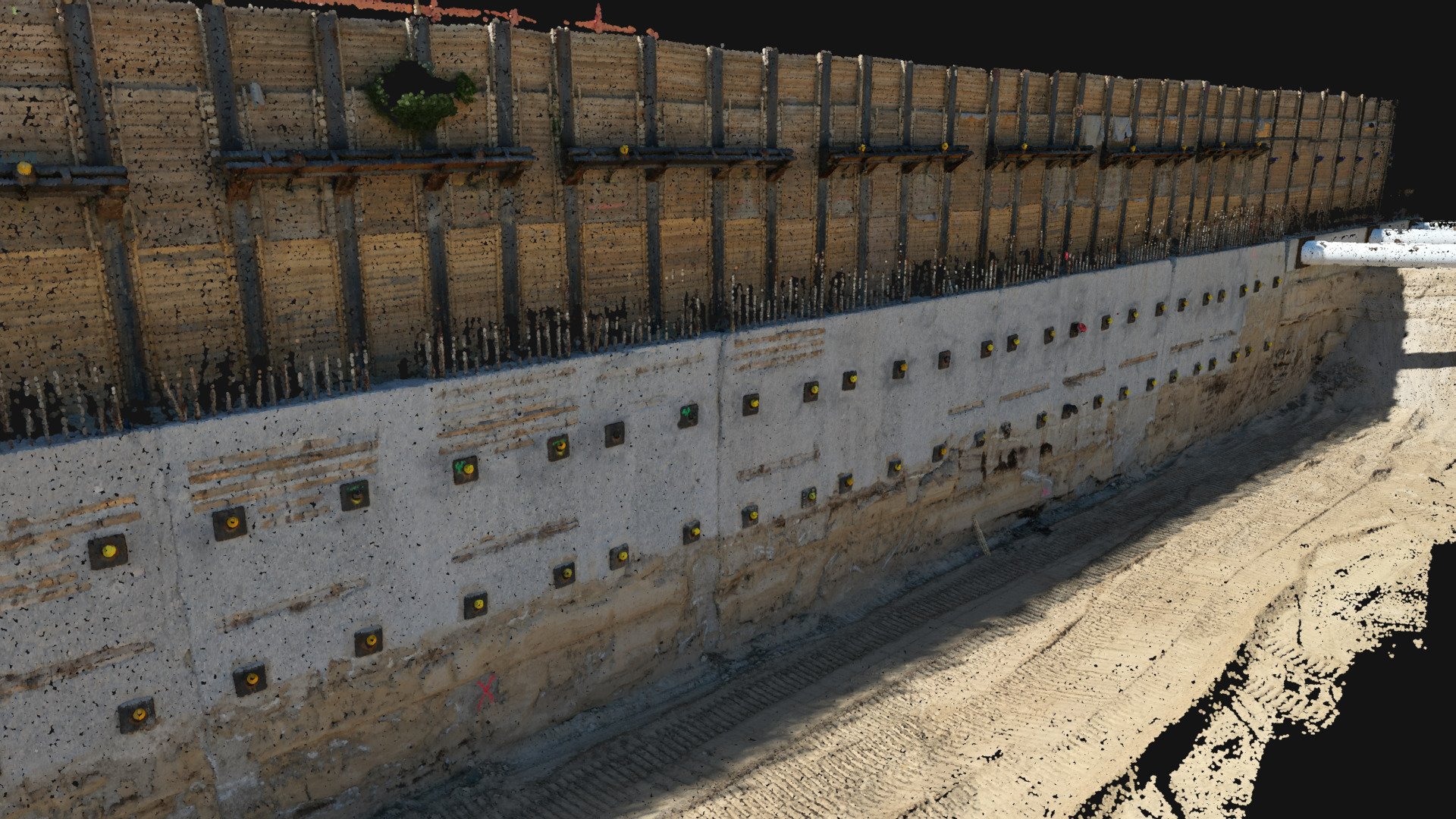 Construction Wall (pointcloud) - 3D model by Octacon Geotechnik GmbH ...
