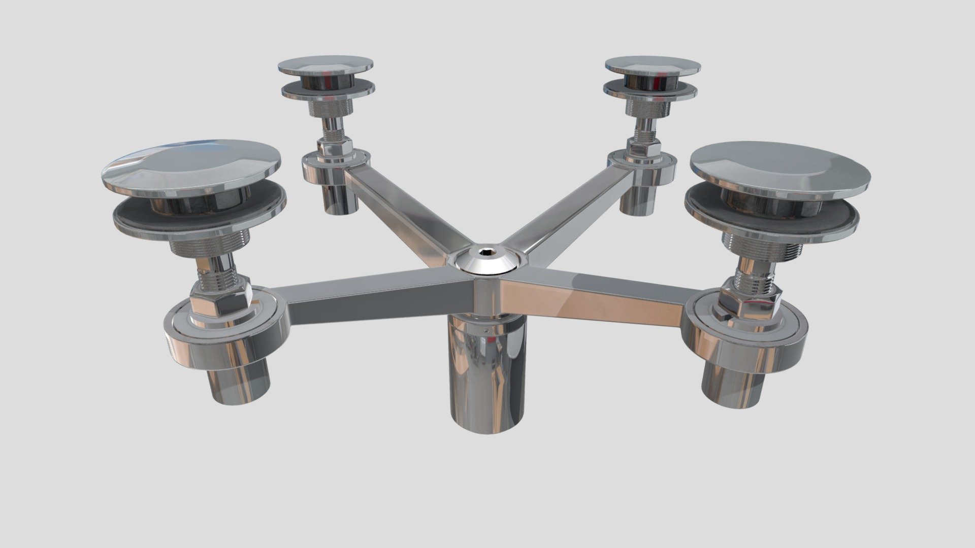 4-blade spider - 3D model by zs_design [a43d3ef] - Sketchfab