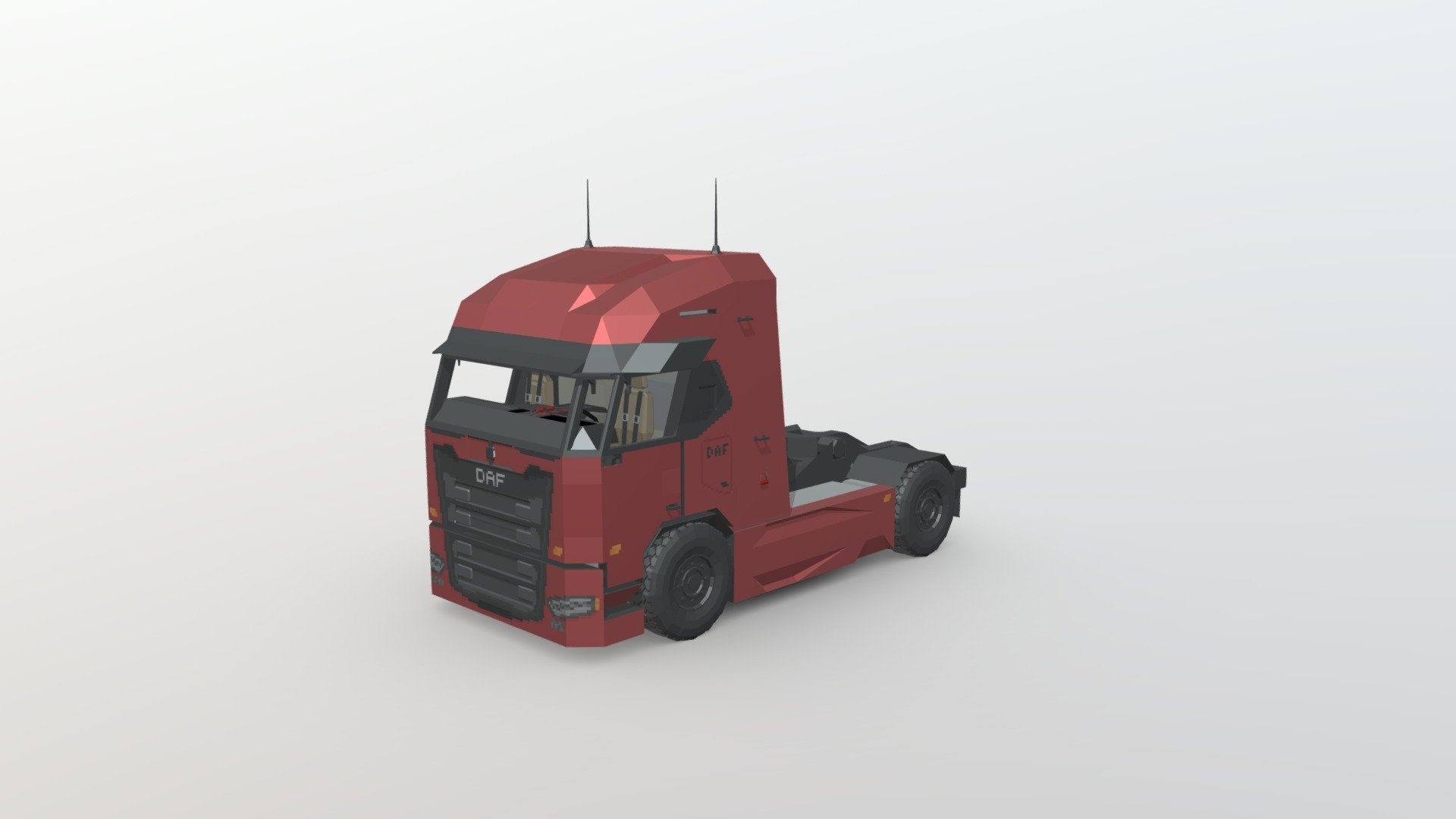 DAF XD [FT] [Stormworks] - 3D model by HYANEN [a43da60] - Sketchfab
