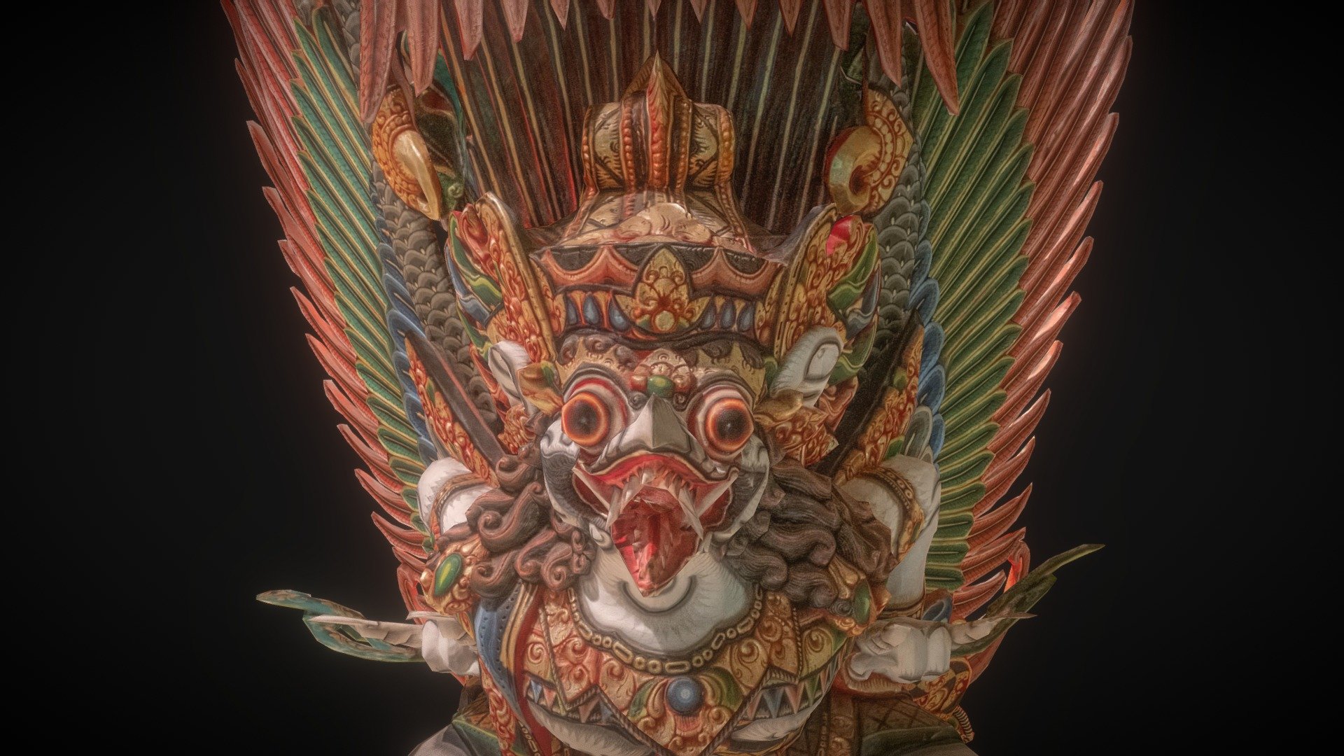 Hindu God Garuda - 3D model by Tokoyoshi06 [a43de1d] - Sketchfab