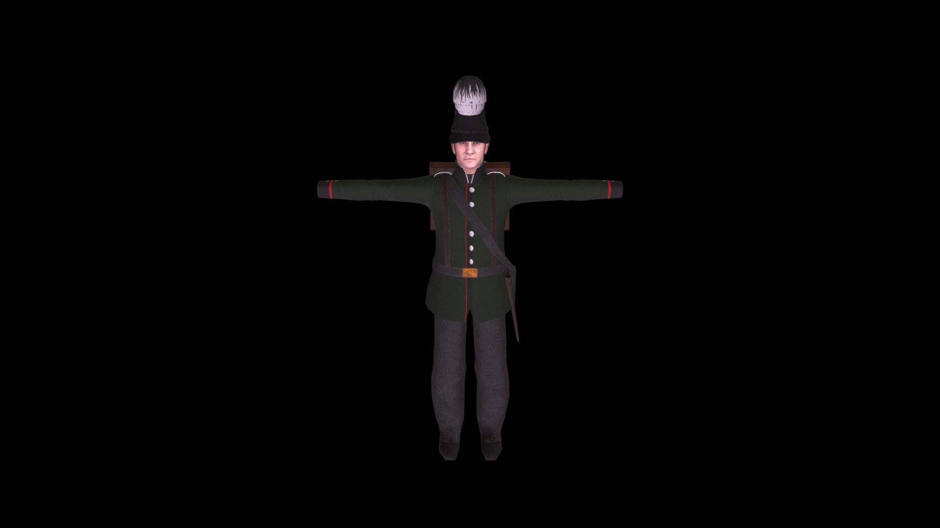 Tier 1: Saxon Jager soldier - 3D model by izzi_totalf [a4400e2] - Sketchfab