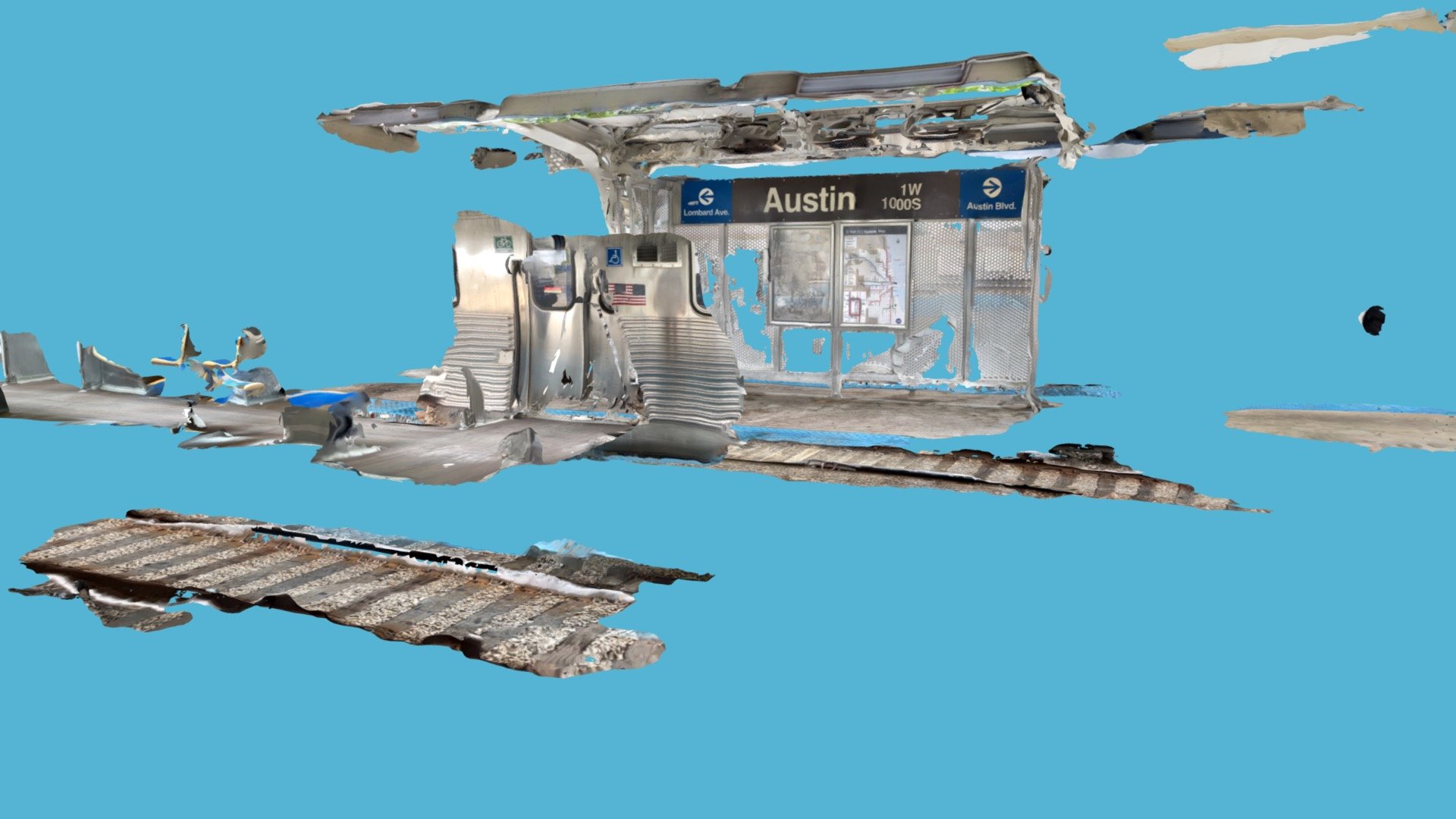 Day 59: Austin Blue Line CTA - Download Free 3D model by tomburtonwood ...
