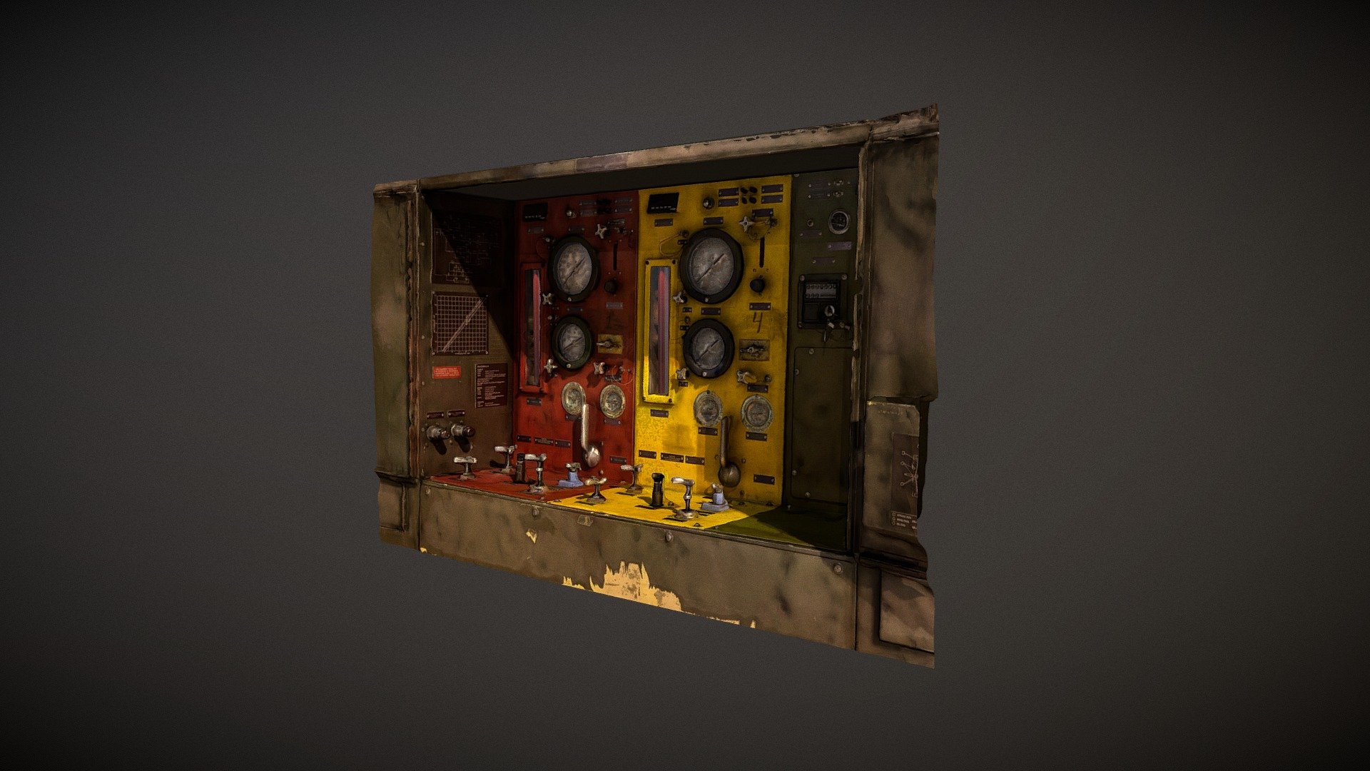Analog Diesel Control Panel - Download Free 3D model by Jett Spaulding ...