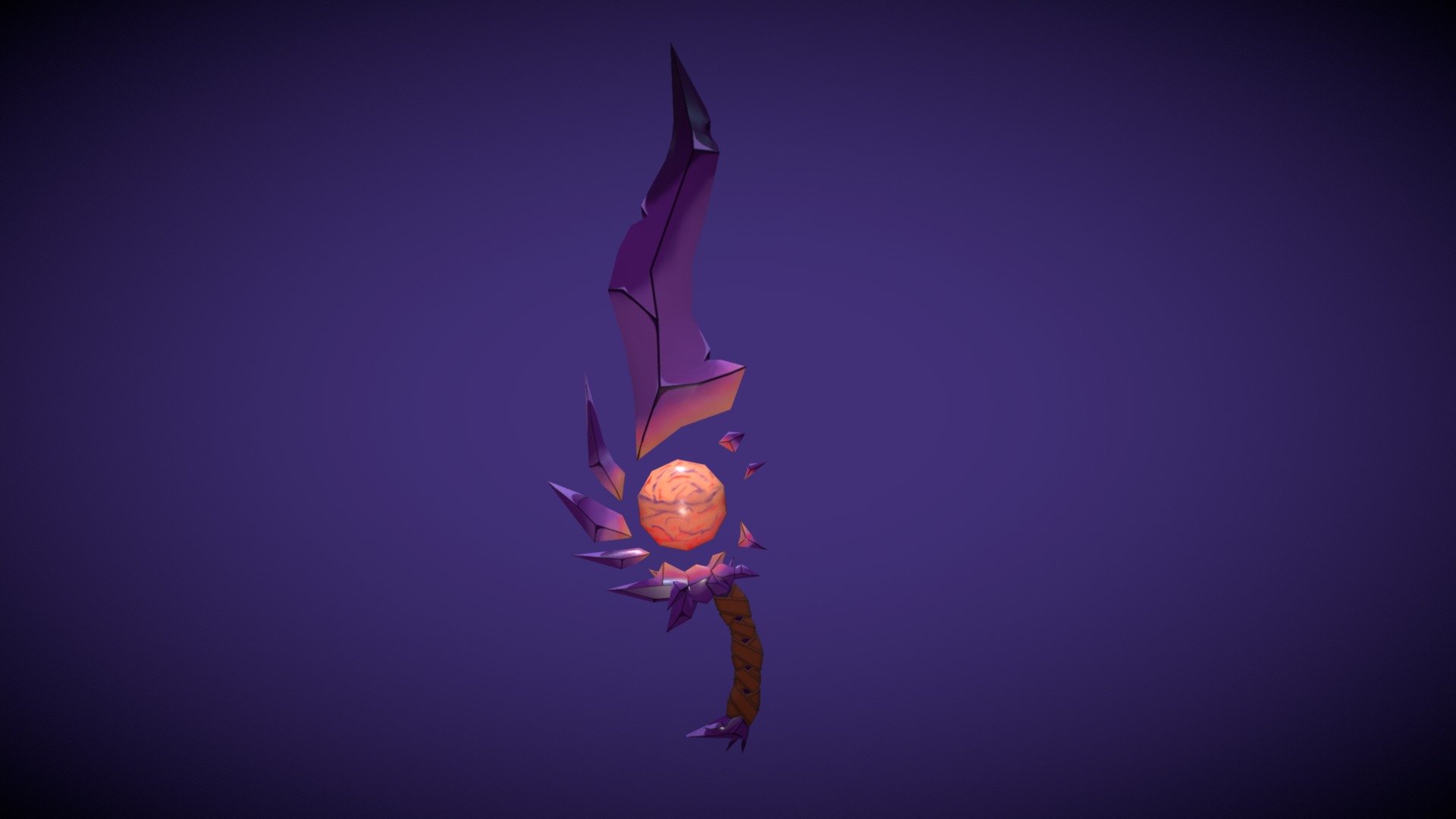 Magical stylized diamond sword - Download Free 3D model by Kristiyan ...