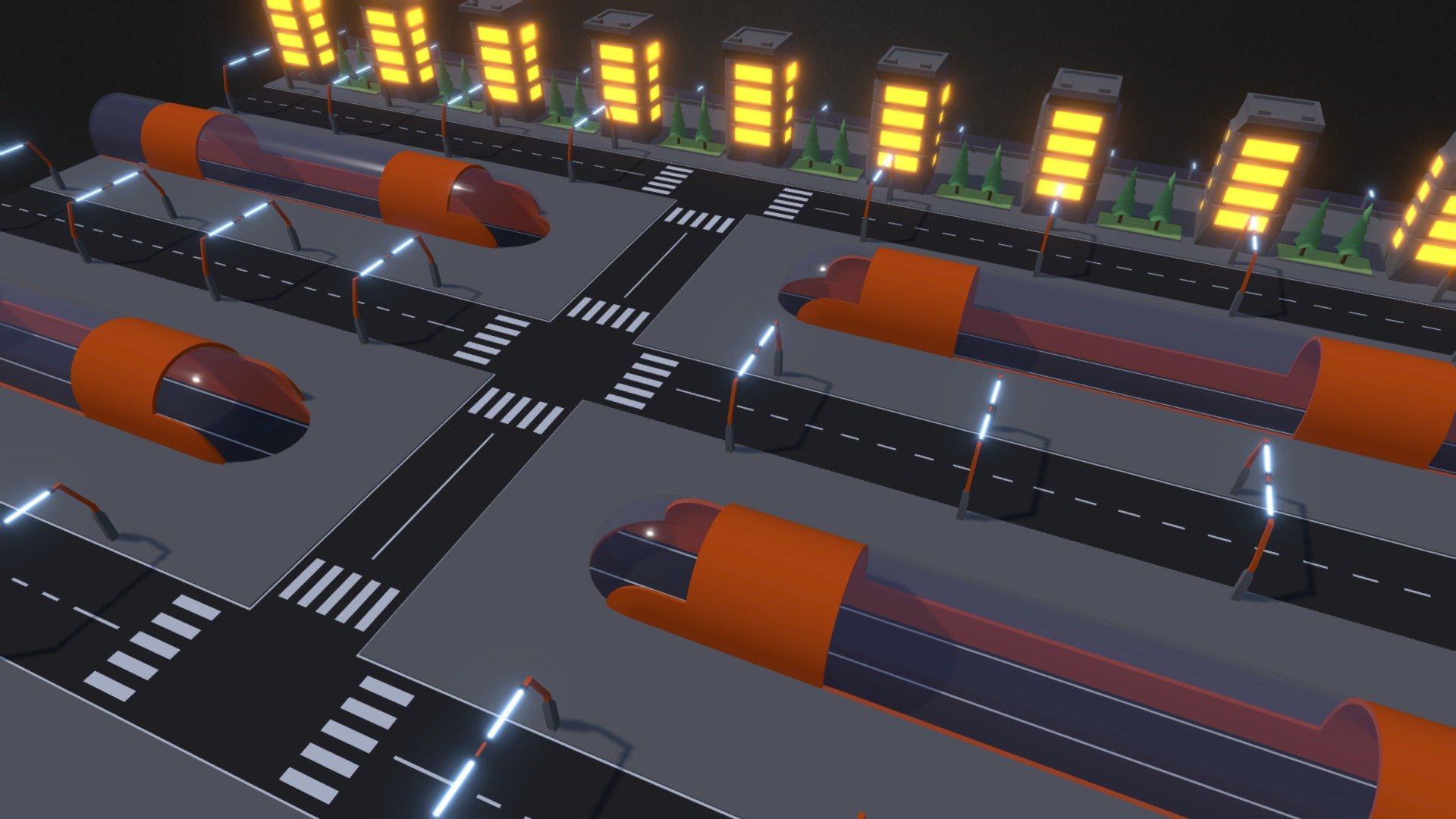LowPoly Sci-Fi Environment - Download Free 3D model by IBRA (@Brahim ...