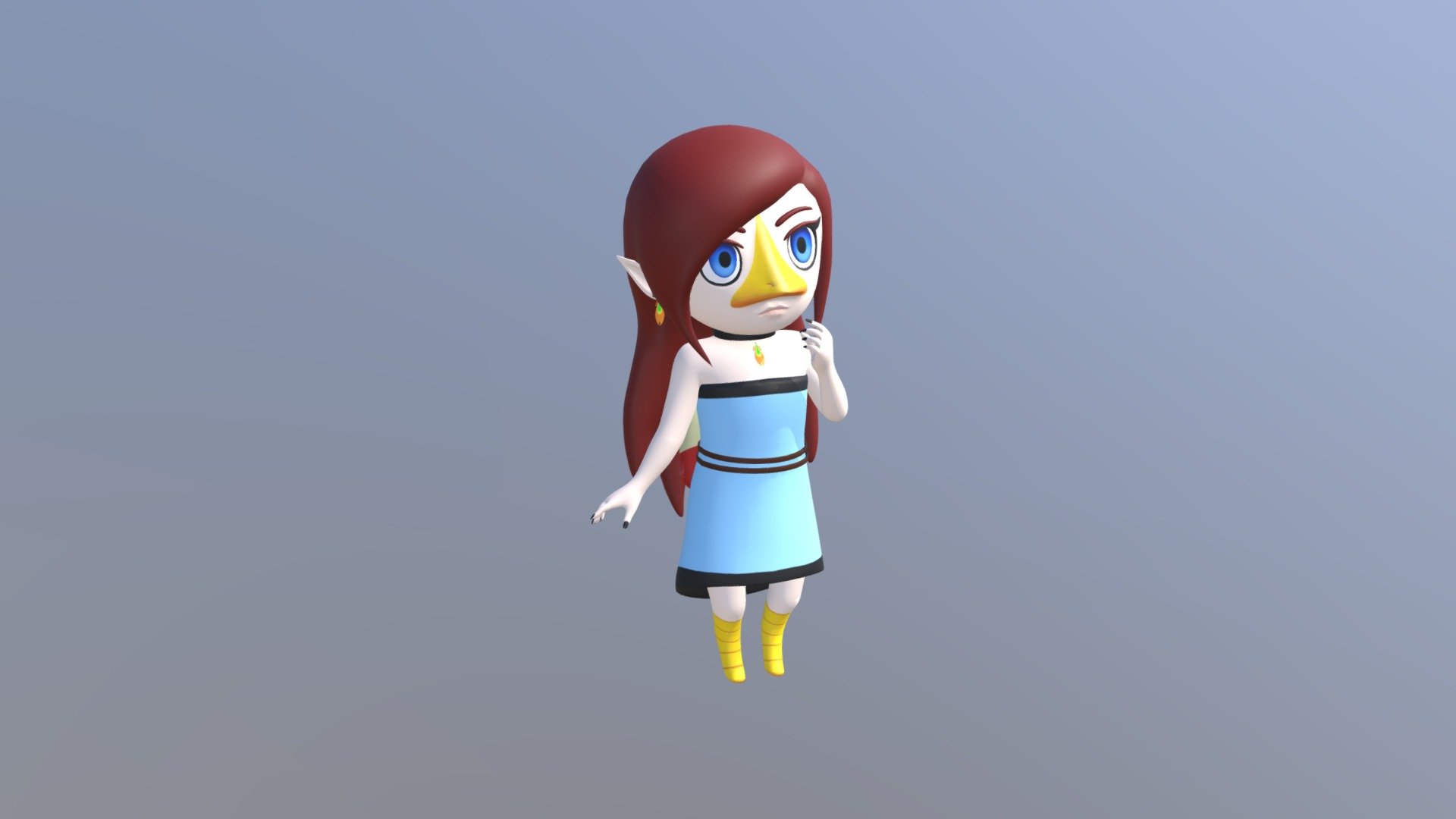 Rito Manda (No Wings) - Posed - 3D model by adeepartist [a444f28 ...