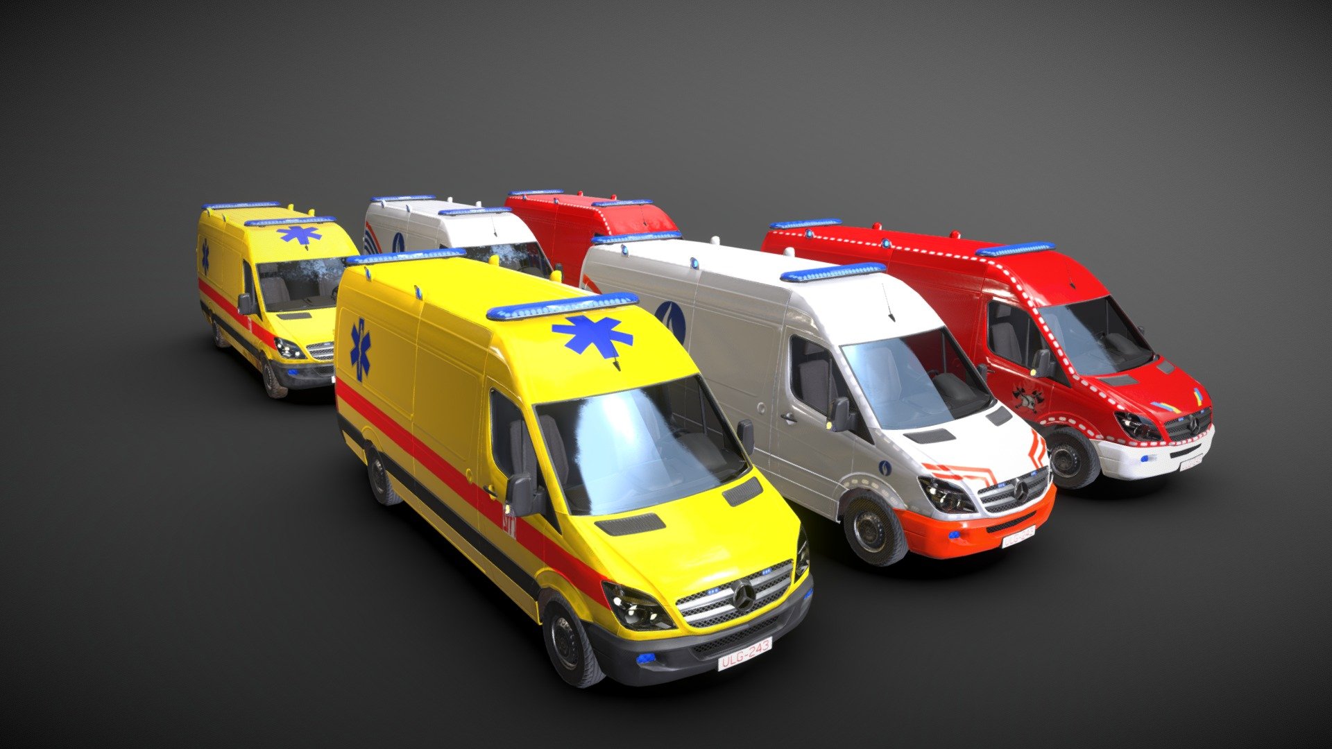 Emergency Vehicle - Buy Royalty Free 3D model by Maxime Arrotin ...