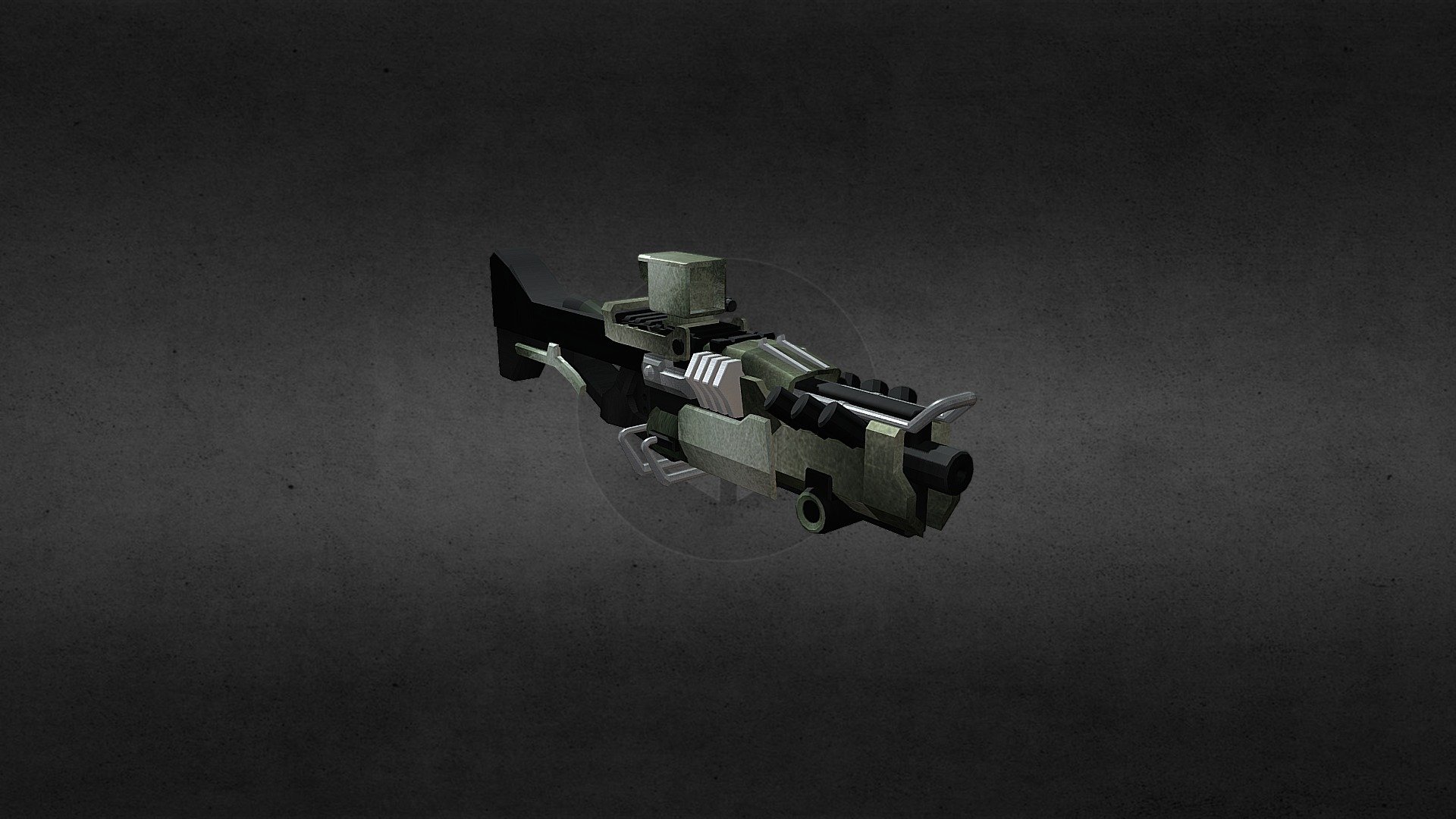 Futuristic Light Machine Gun - Download Free 3D model by ...