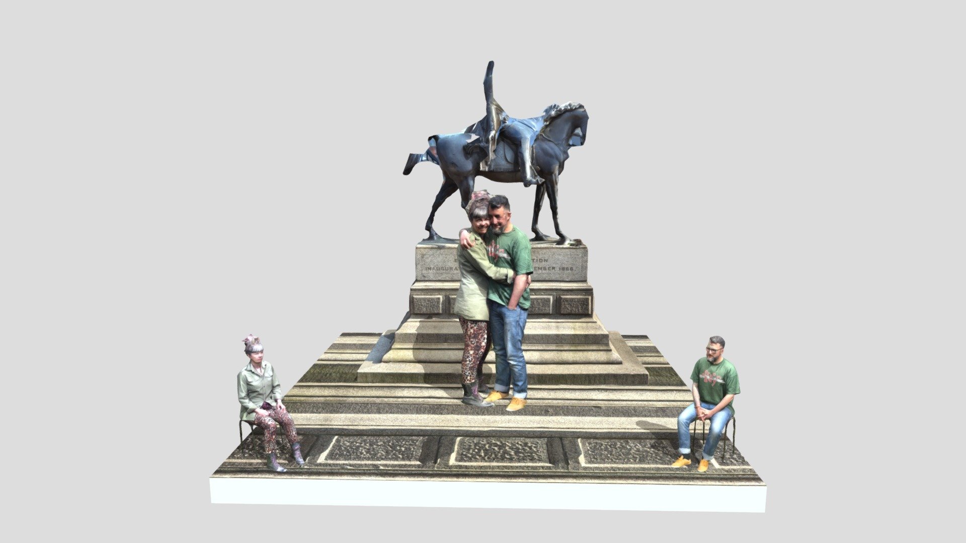 Wolverhampton - Rich & Nikki - Man on the Horse - 3D model by ...