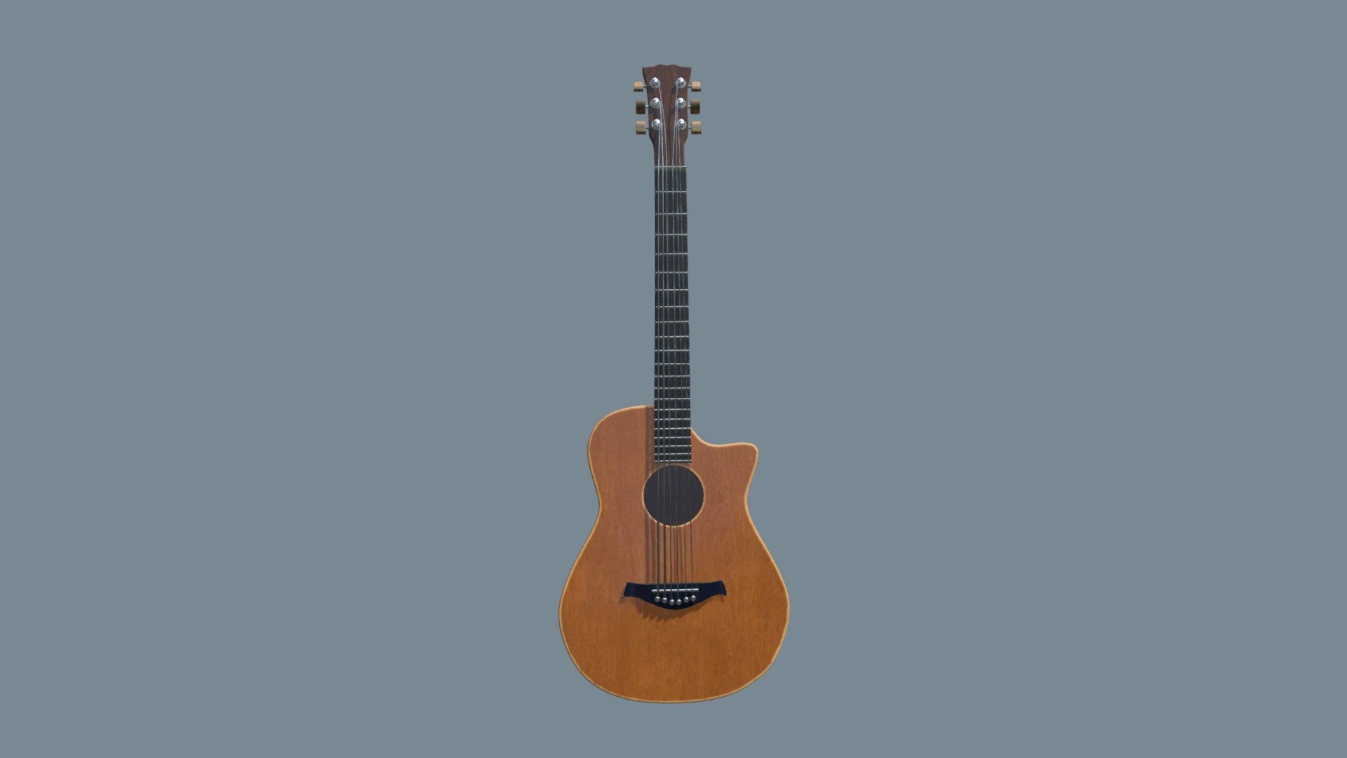 Guitar - Download Free 3D model by Ivan Dnistrian (@ivanlynx) [a44930f ...
