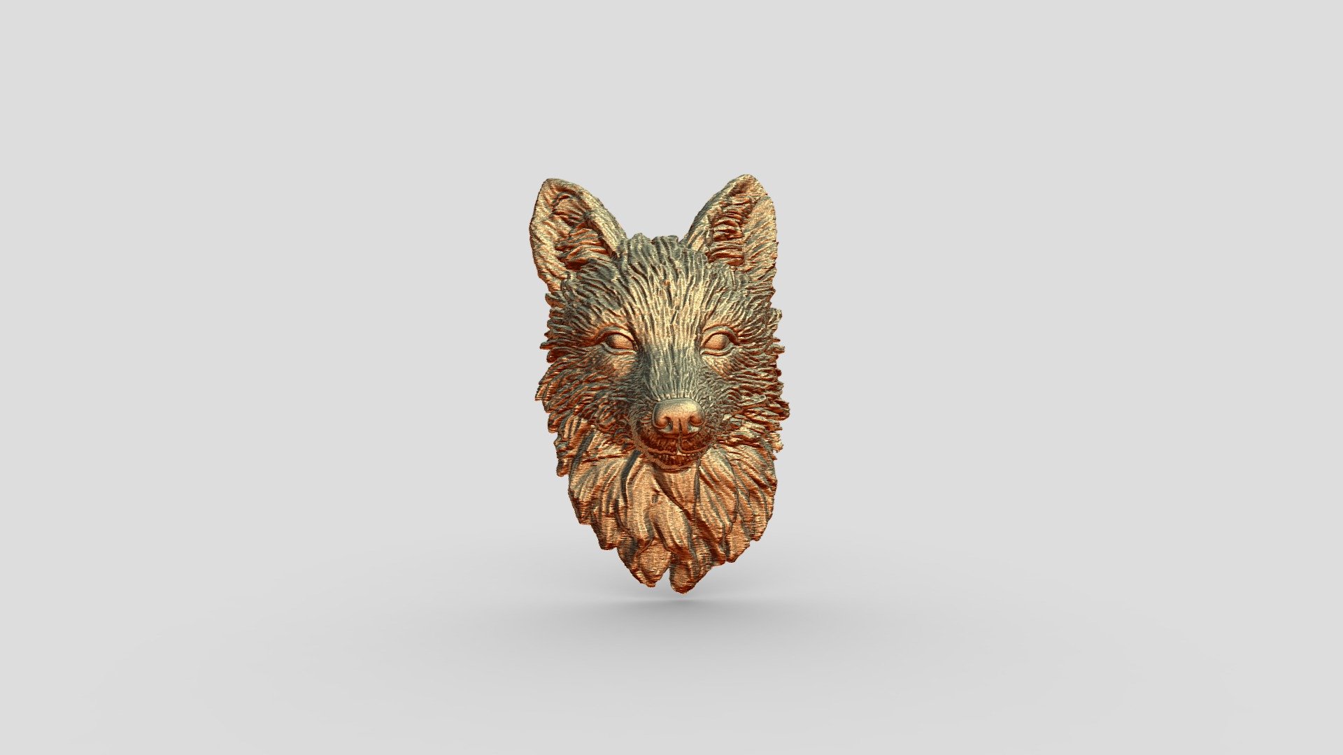 Wolf Head - Download Free 3D model by Diana Liu (@Diana123456) [a449583 ...