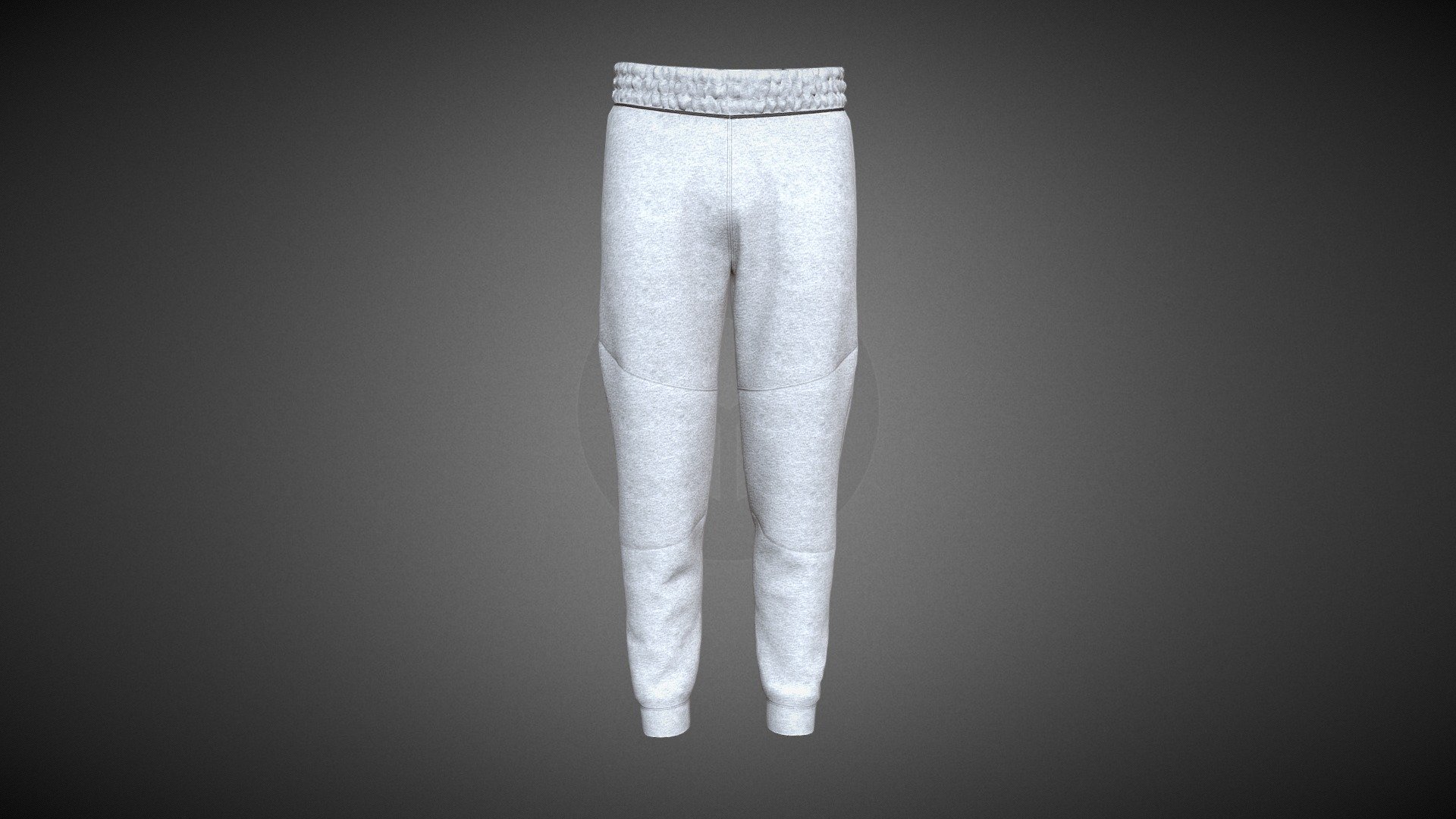 Mens Jogger- Ash - Buy Royalty Free 3D model by Clothing Axis ...