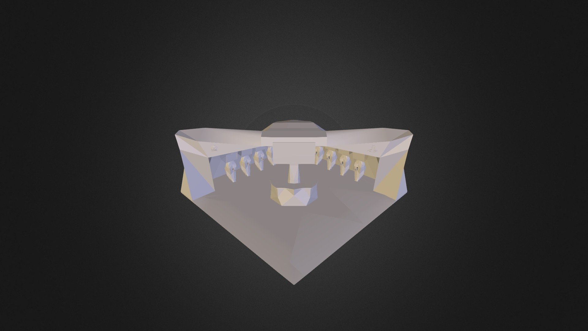 Finished Event Space - 3D model by andrewgalligan [a44c73a] - Sketchfab