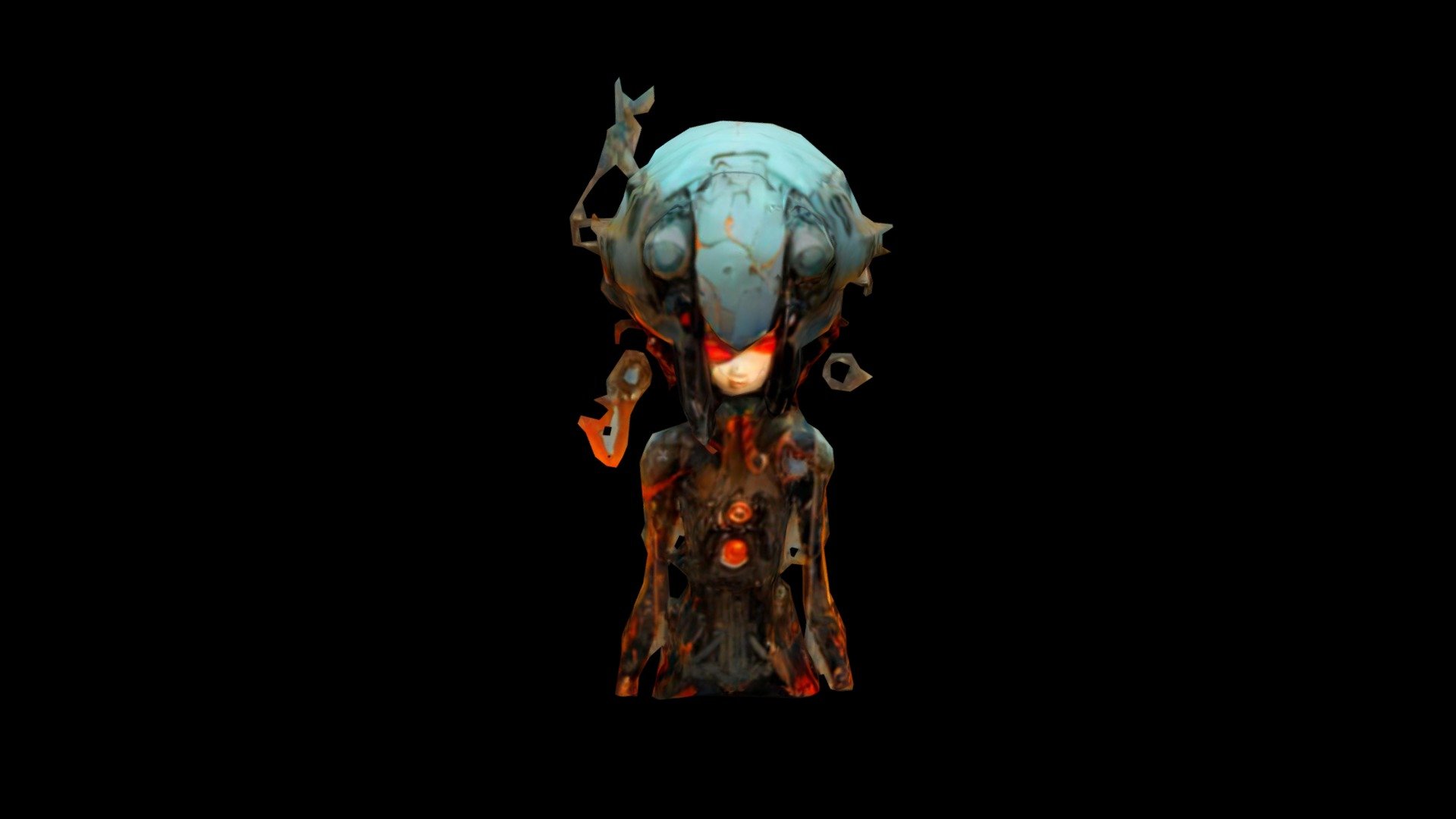"Mystical Orange Beast - Digital Illustration" O - Download Free 3D ...