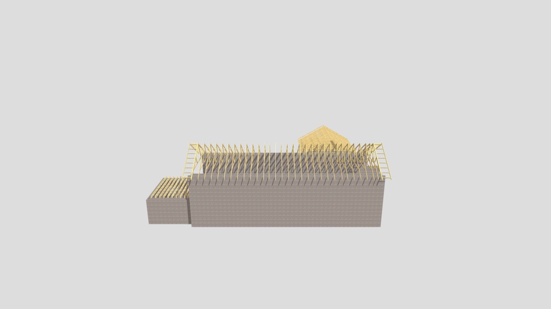 Friel Combined Elements Model W Storage Garage - Download Free 3D model ...