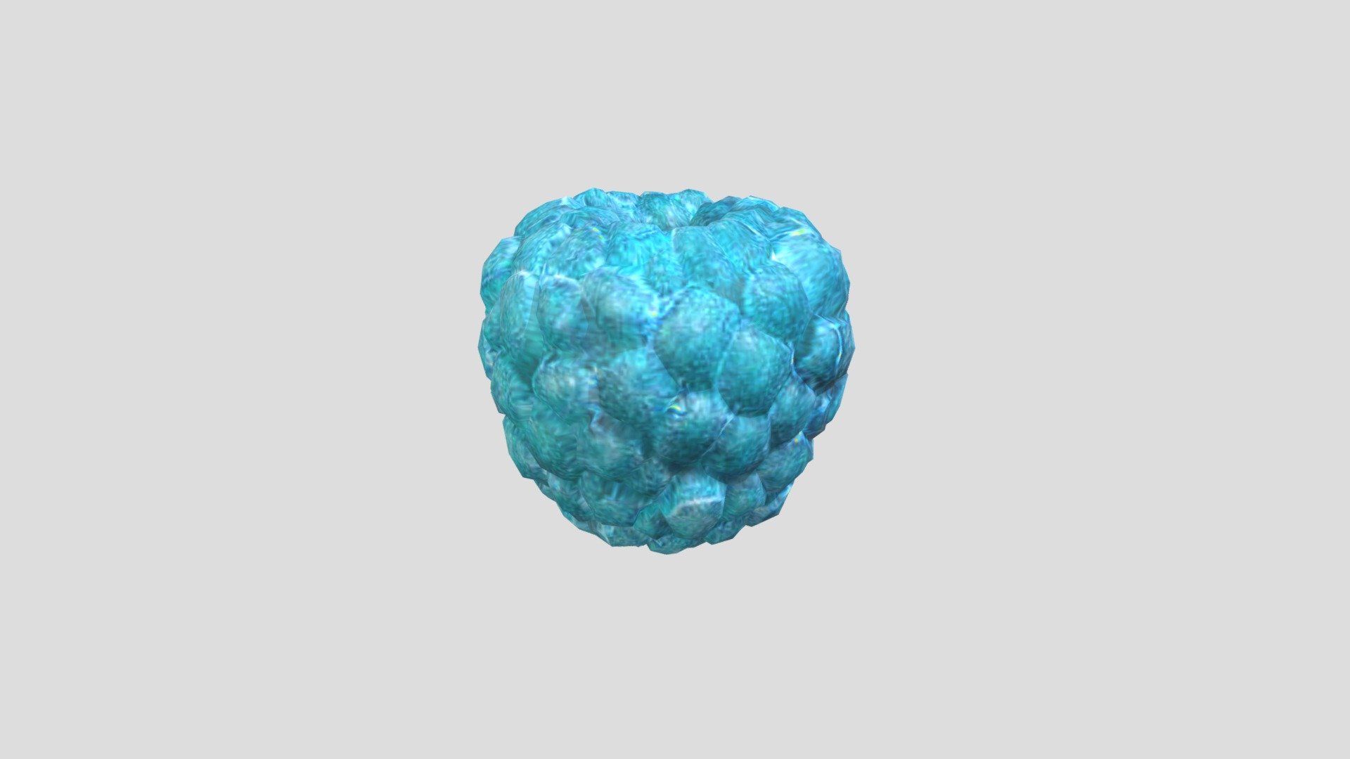 Blue Raspberry - 3D model by Marco Mesoraca (@Marcomez18) [a44eb84 ...