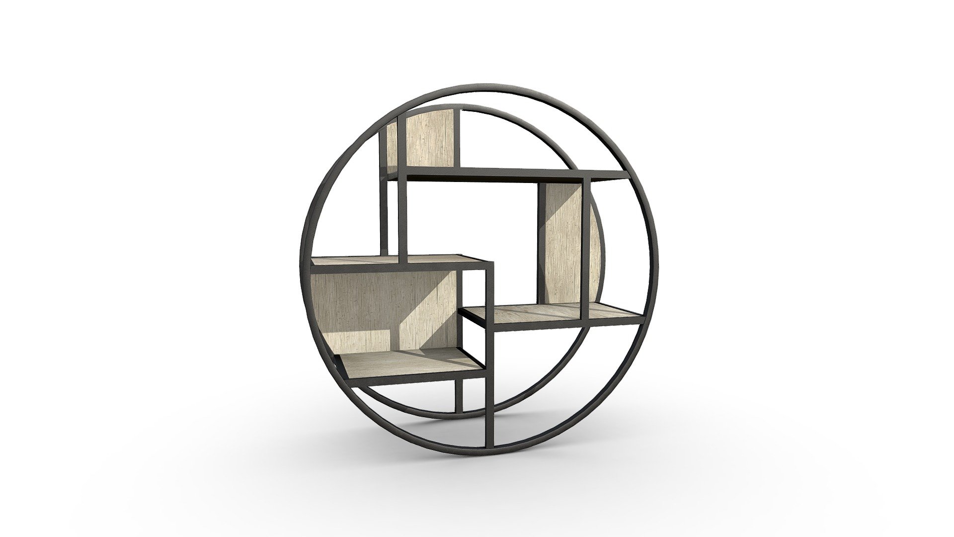 3D Product - Round Shelves - 3D model by SyedWaqasMunir [a44f559 ...