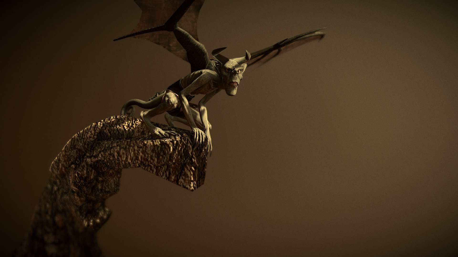 CC Gargoyle - 3D model by ToKoMotion [a45490b] - Sketchfab