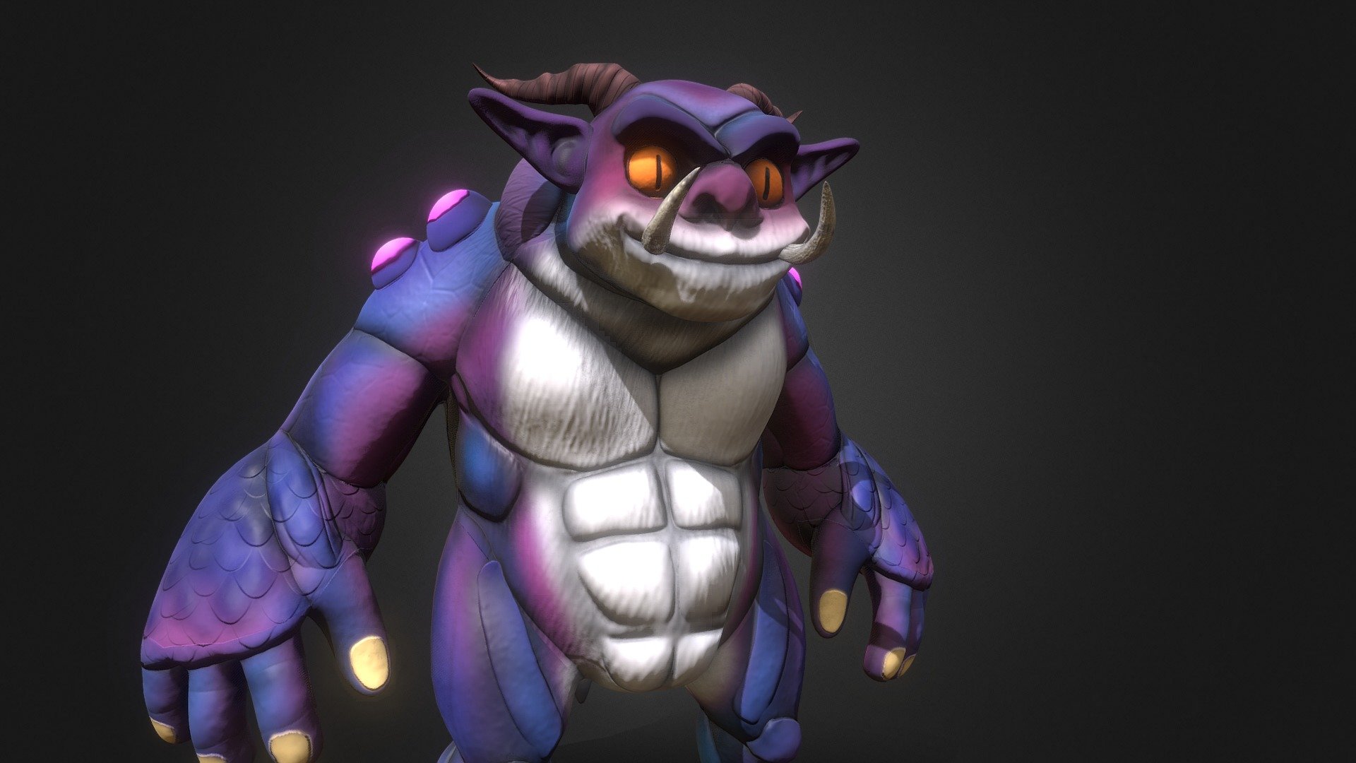 Troll - 3D model by msanchezp [a454a9d] - Sketchfab