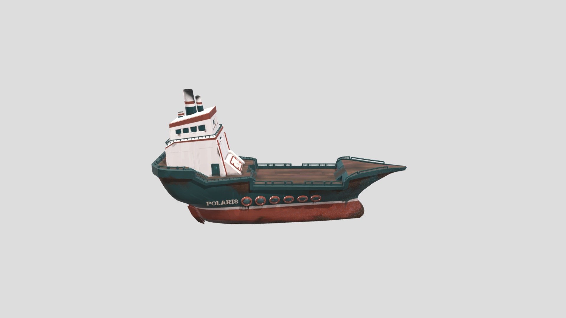 Polaris Boat Reguam - 3D model by reguam [a455a36] - Sketchfab
