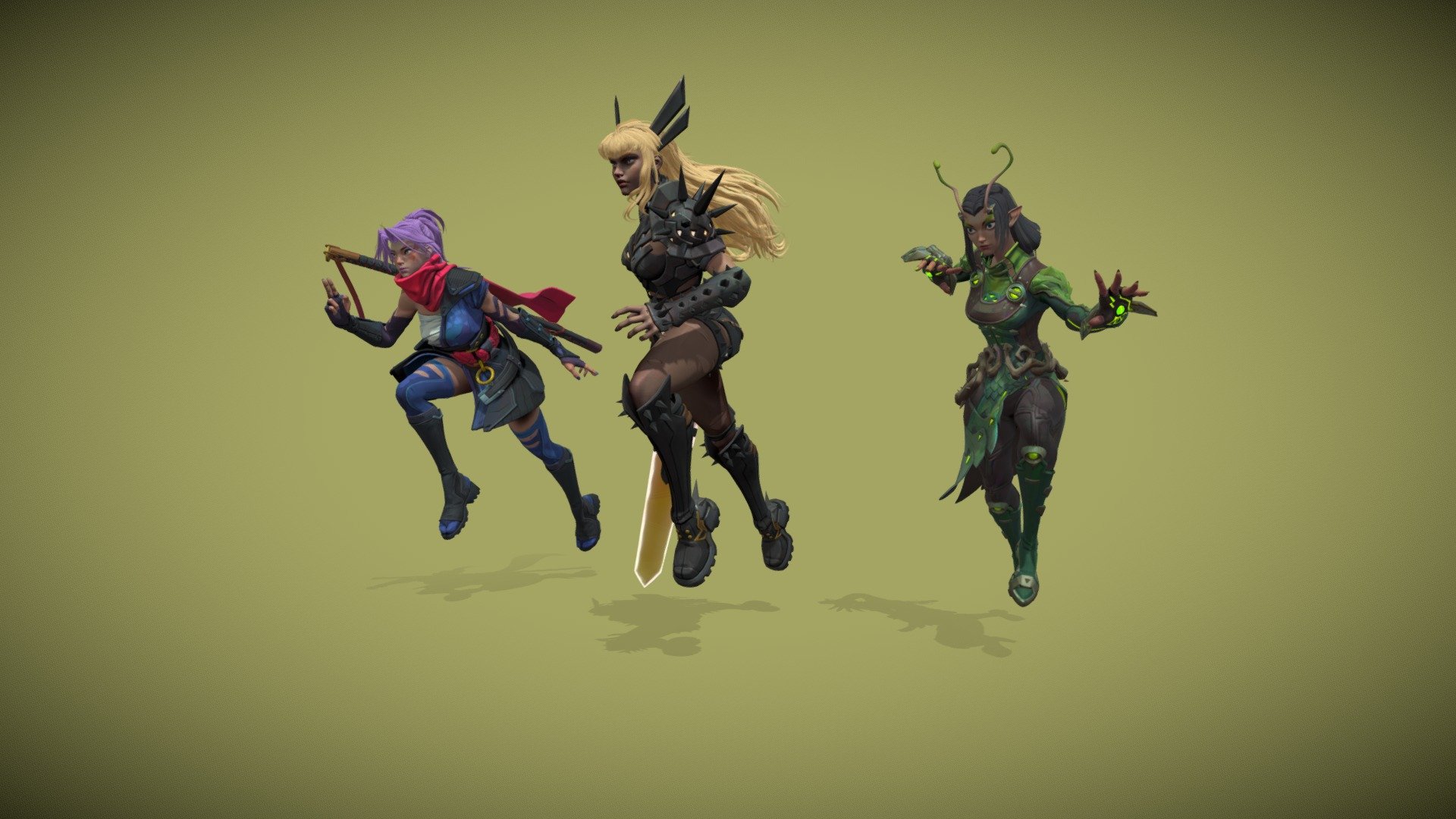 Magik | Psylocke | Mantis - Marvel Rivals - 3D model by King_45 ...