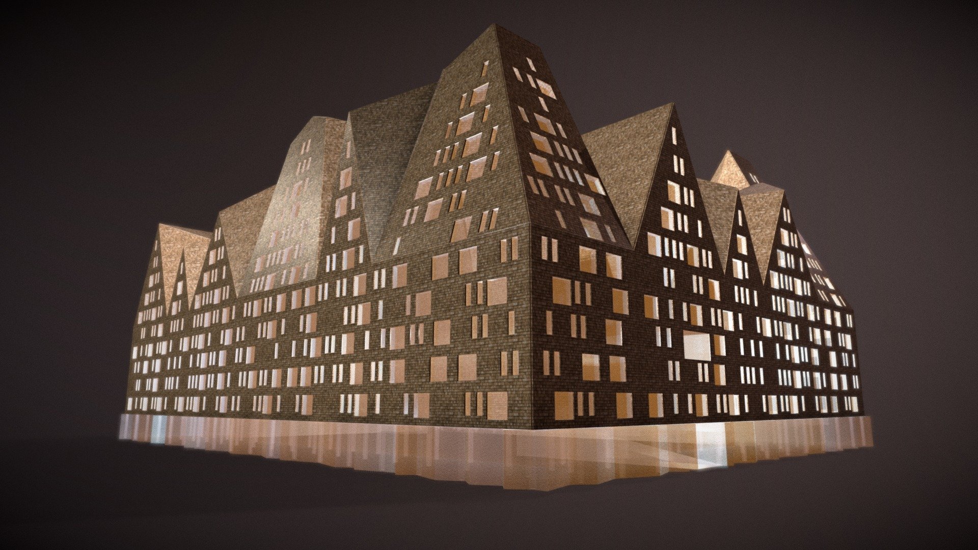 RESIDENTIAL HOUSE CONCEPT - 3D model by MK (@mikhailkorsi) [a455b9c ...