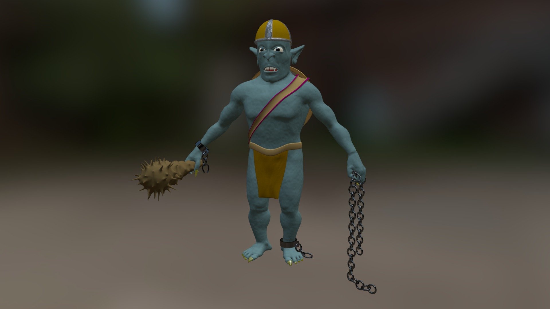 Blue Troll - 3D model by matteogiorcelli88 [a455f16] - Sketchfab